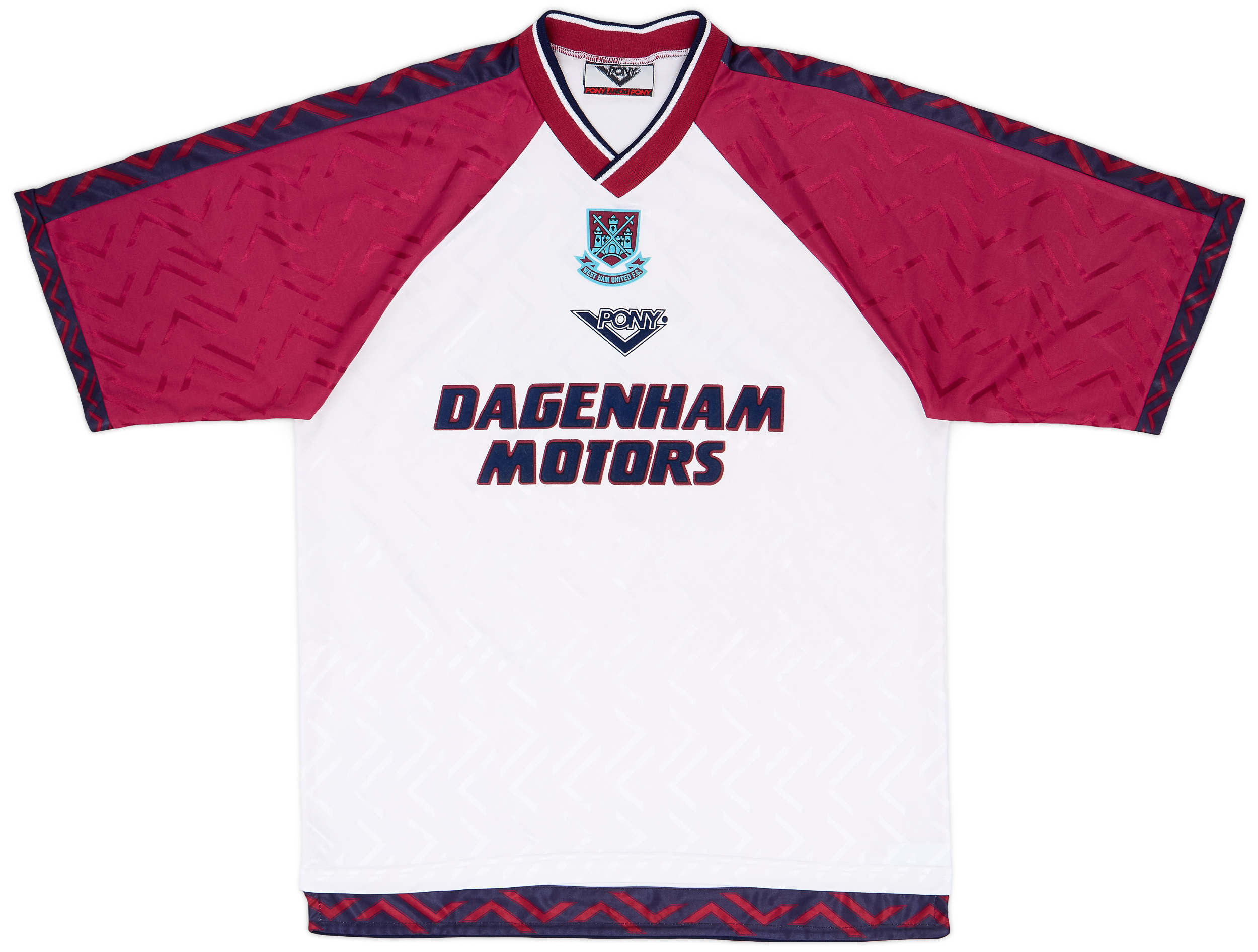 Retro West Ham shirt - Authentic Vintage Football Jerseys