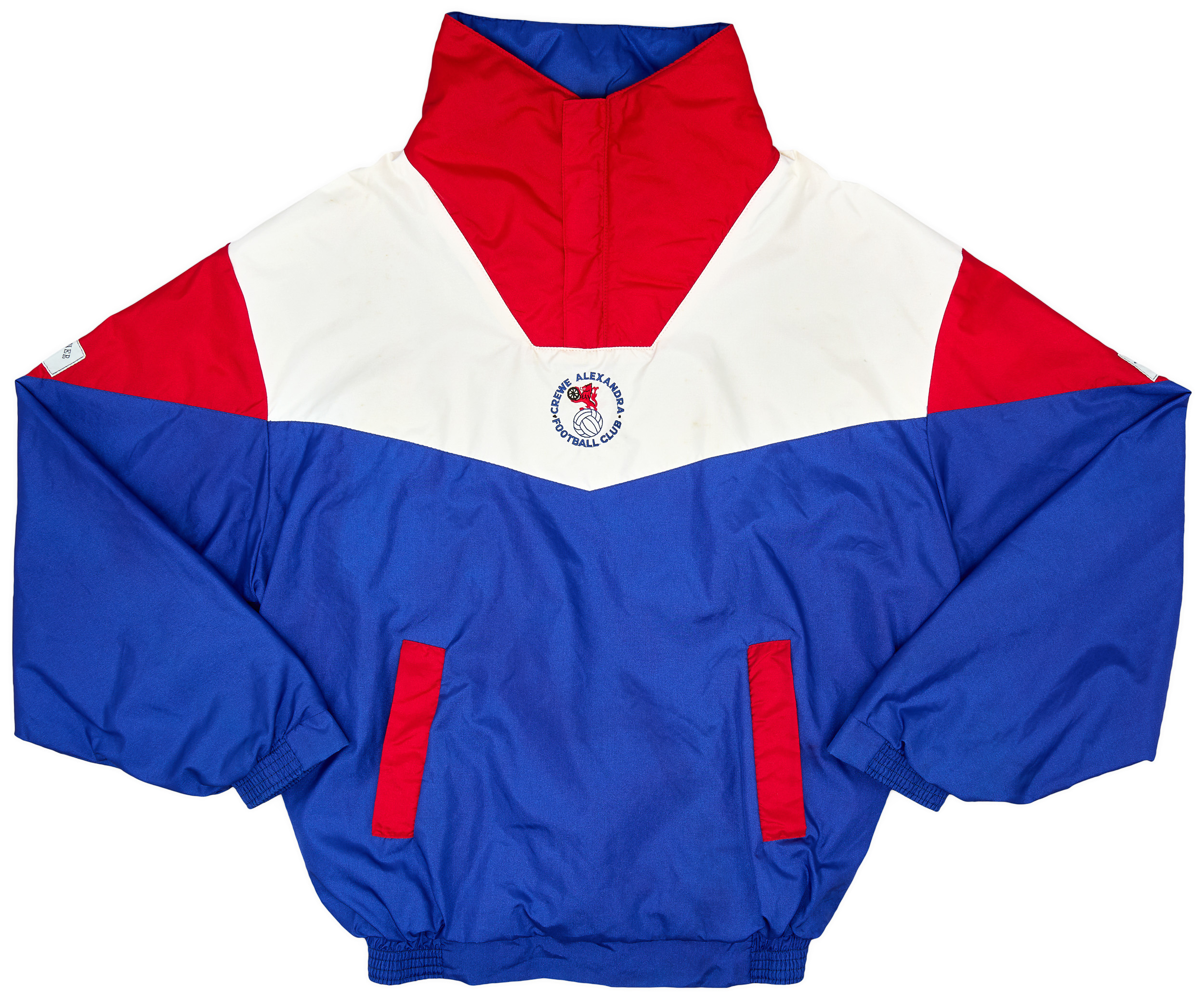 1991-93 Crewe Alexandra Matchwinner 1/4 Zip Training Top - 9/10 - (XL)