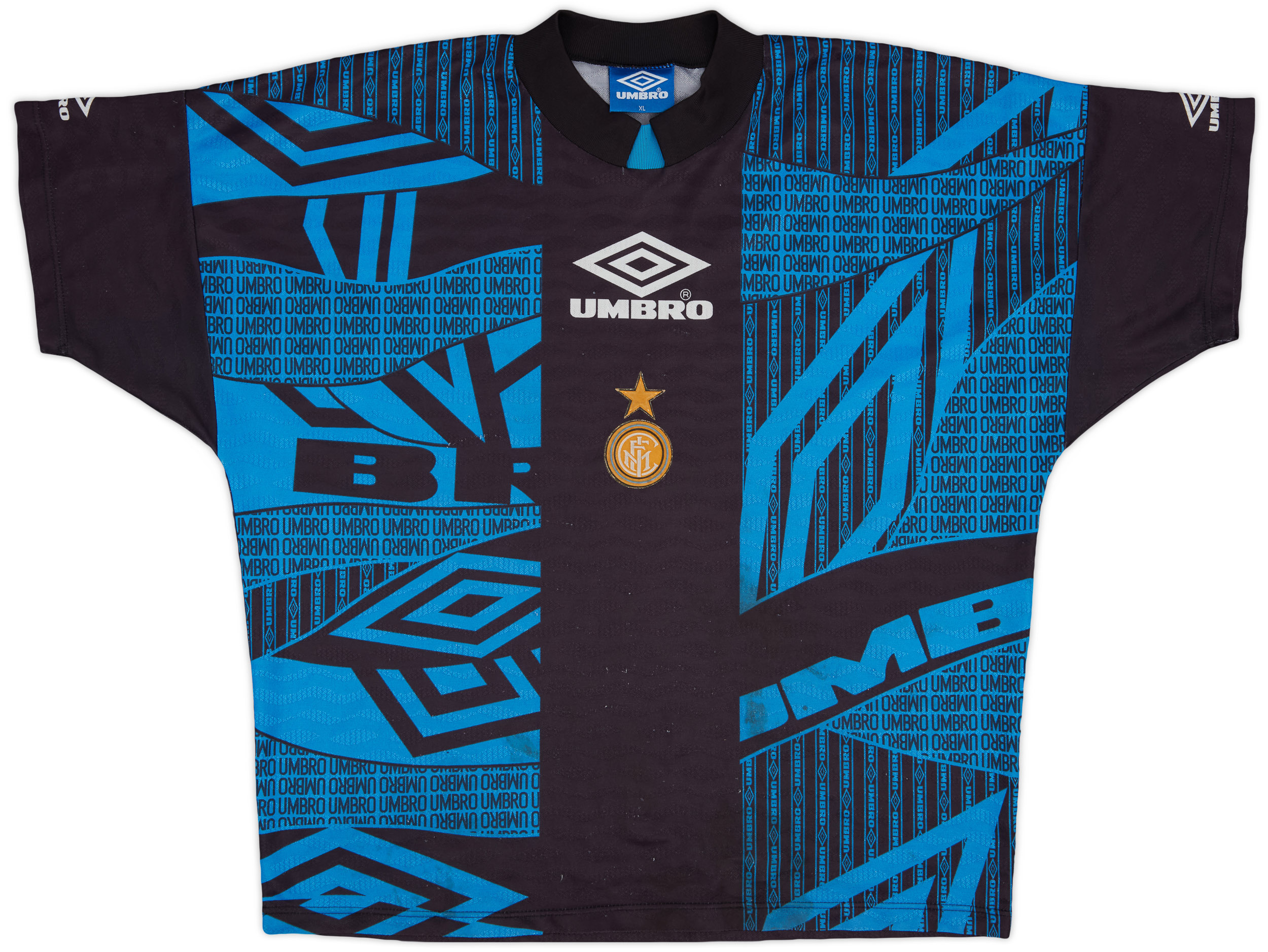 1992-94 Inter Milan Umbro Training Shirt - 8/10 - (XL) 1992-94 Inter Milan Umbro Training Shirt - 8/10 - (XL)