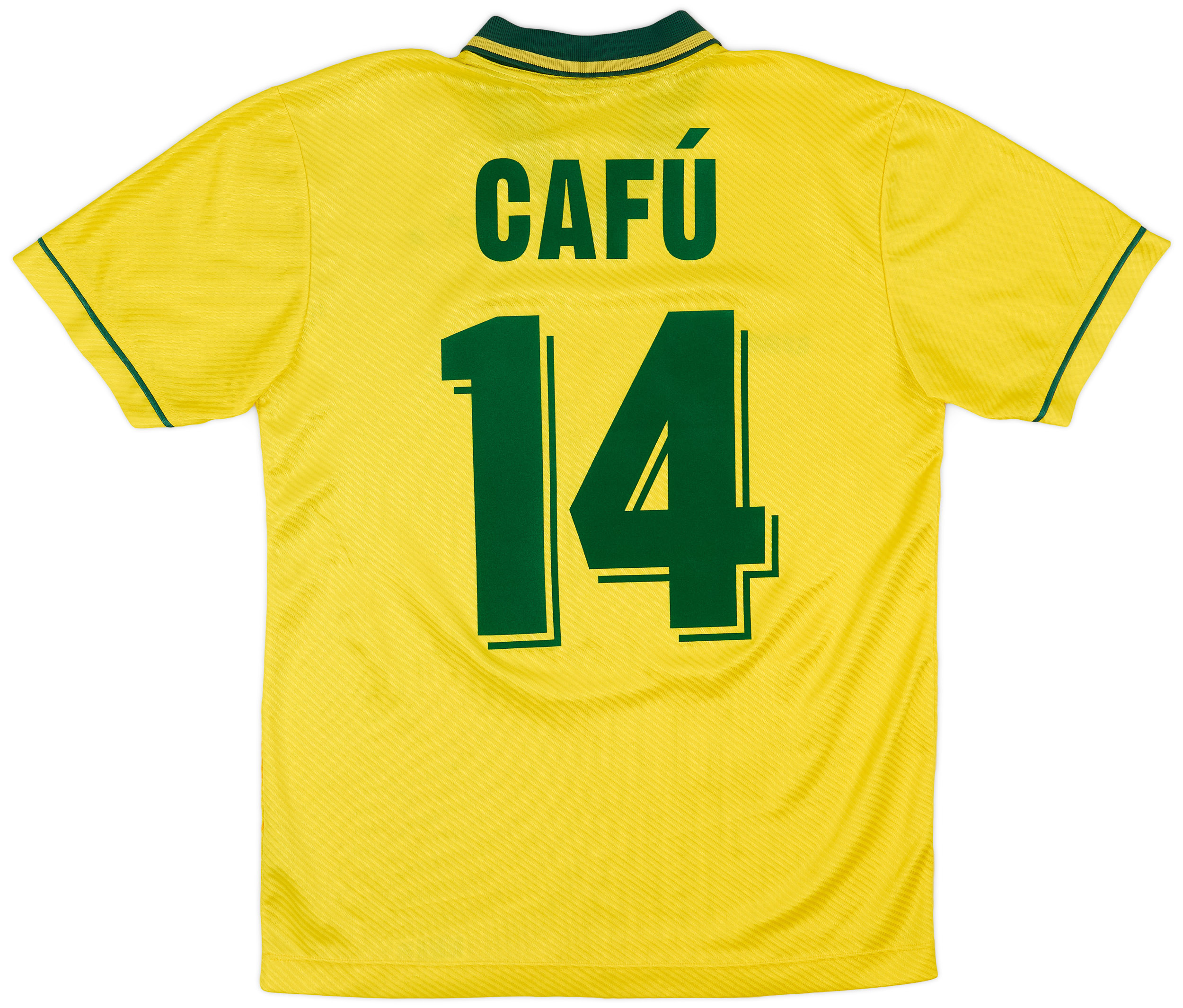 1994 Brazil Home Shirt Cafu #14 - 8/10 - (L)