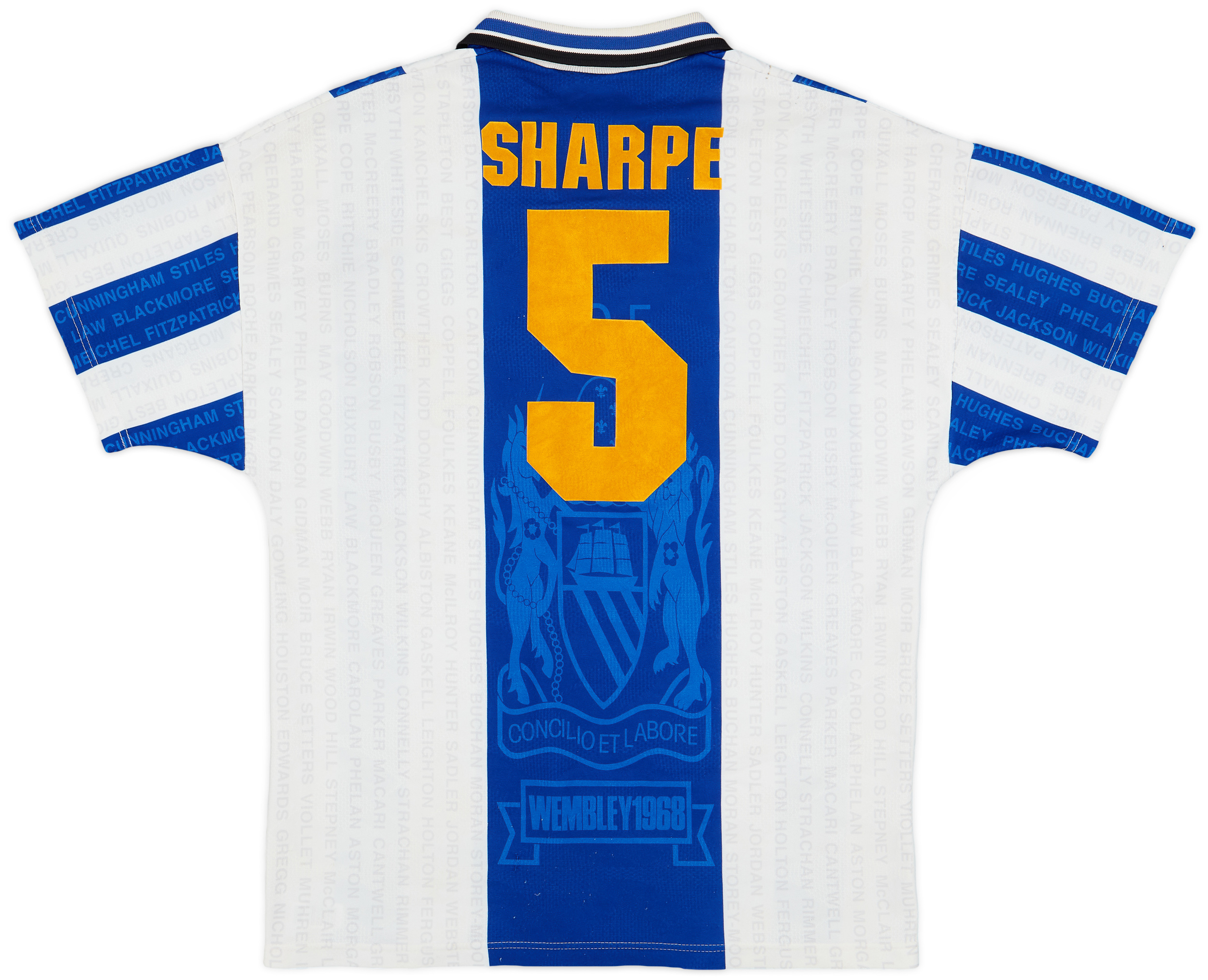 1994-96 Manchester United Third Shirt Sharpe #5 - 7/10 - (M)
