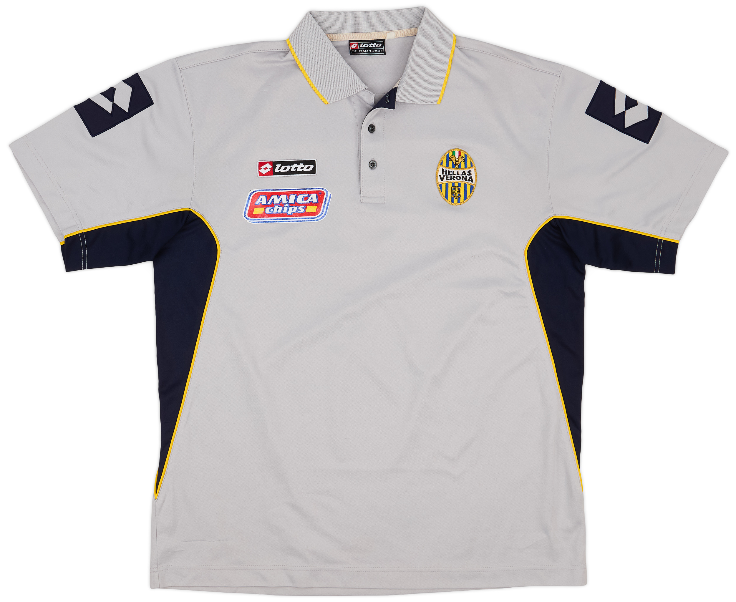 2000-01 Hellas Verona Lotto Polo Shirt - 7/10 - (L/XL)