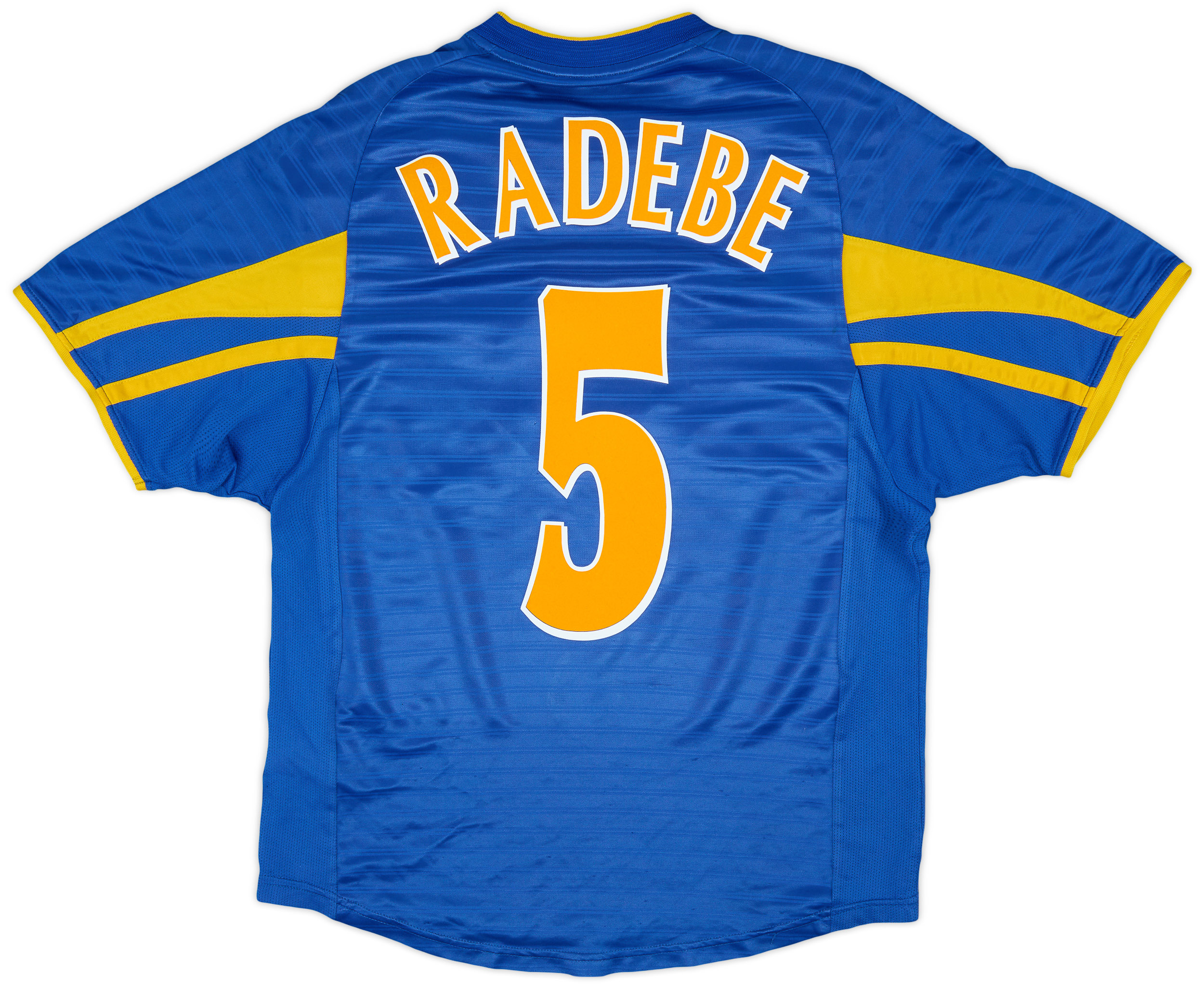 2001-03 Leeds United Away Shirt Radebe #5 - 4/10 - (S)