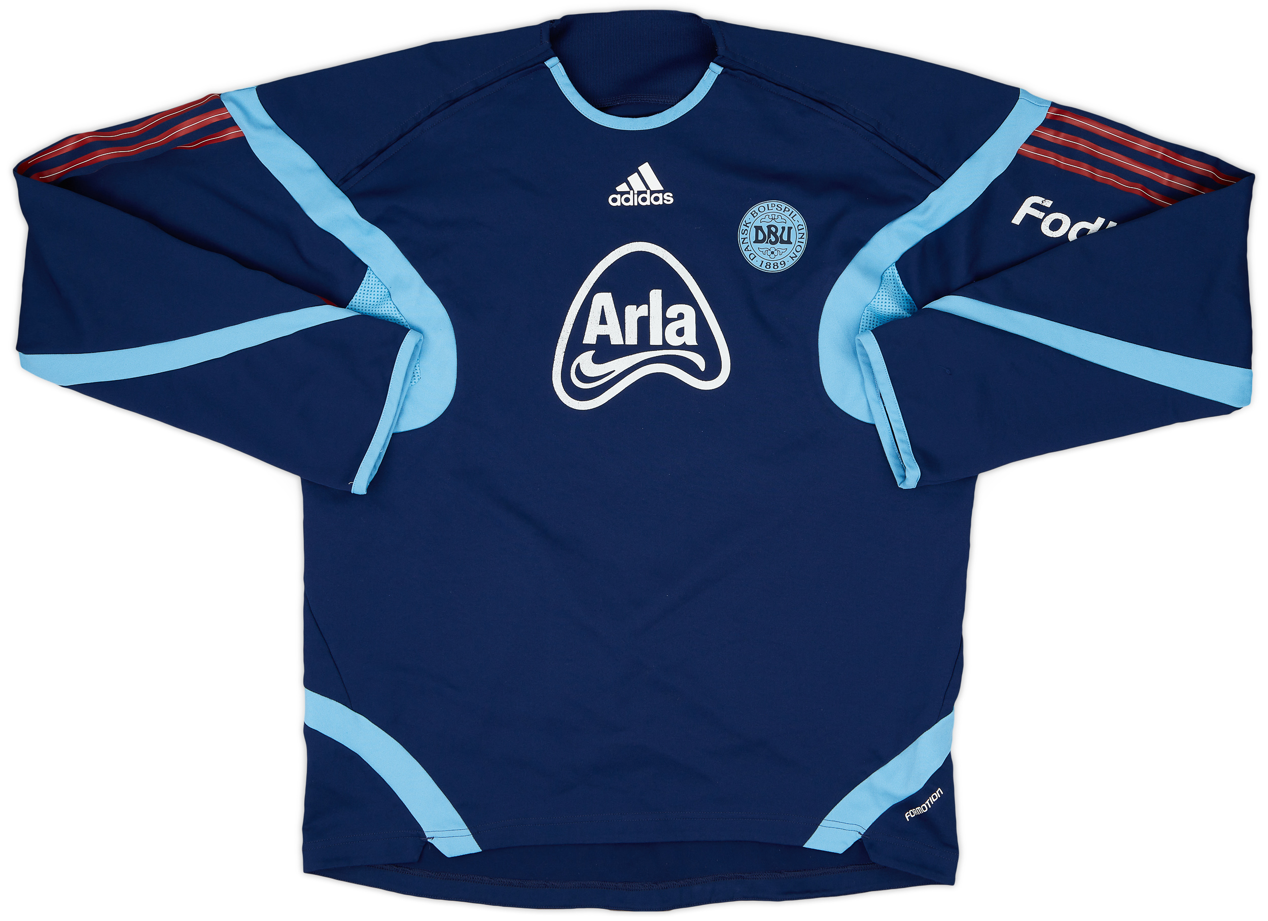 2006-07 Denmark adidas Formotion 'Fodboldskole' Sweat Top - 6/10 - (L)
