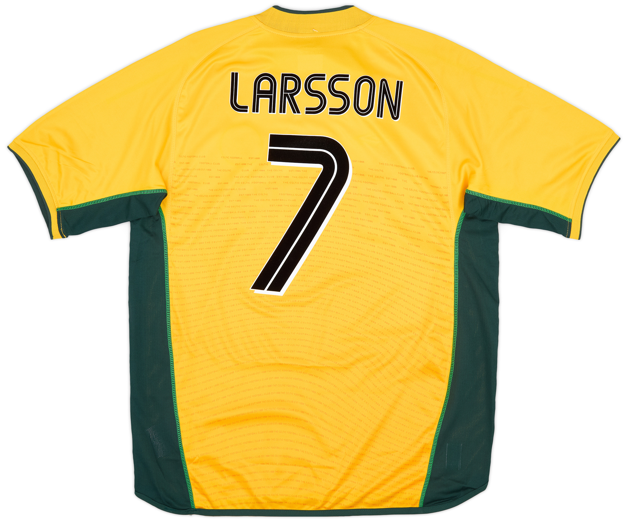 2002-03 Celtic Away Shirt Larsson #7 (L)