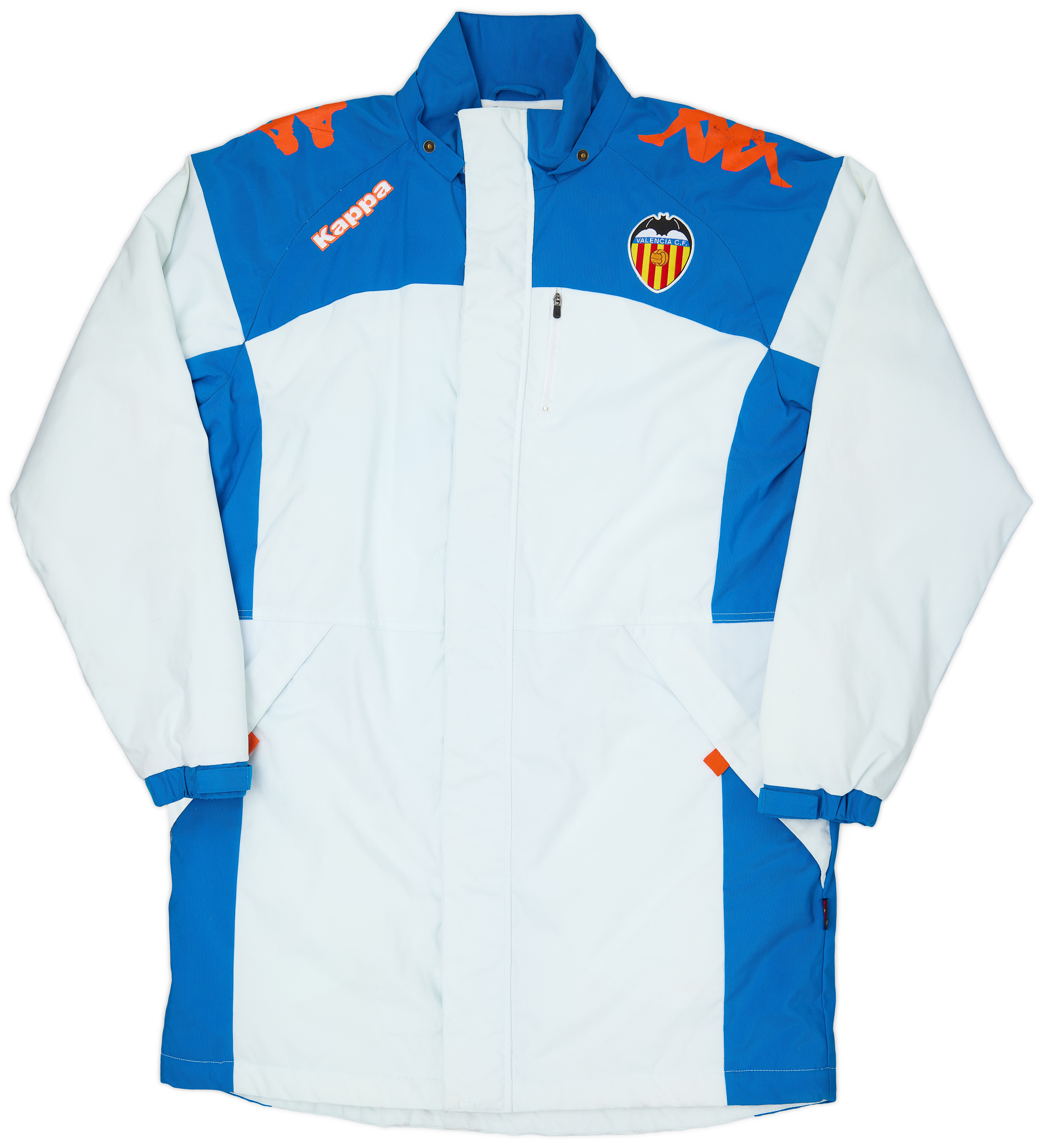 2009-10 Valencia Kappa Padded Bench Coat - 8/10 - (L)