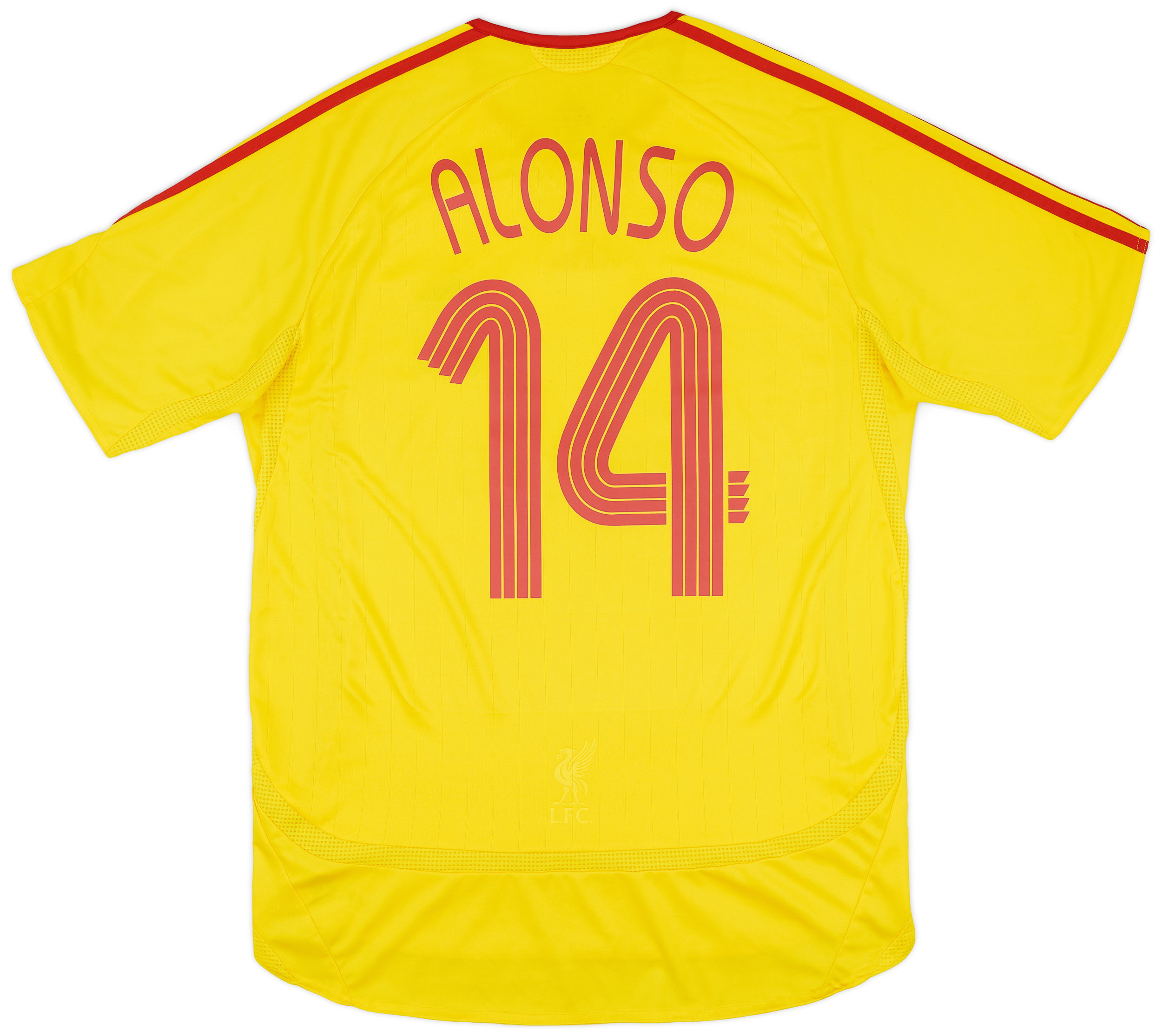 2006-07 Liverpool Away Shirt Alonso #14 - 5/10 - (M)