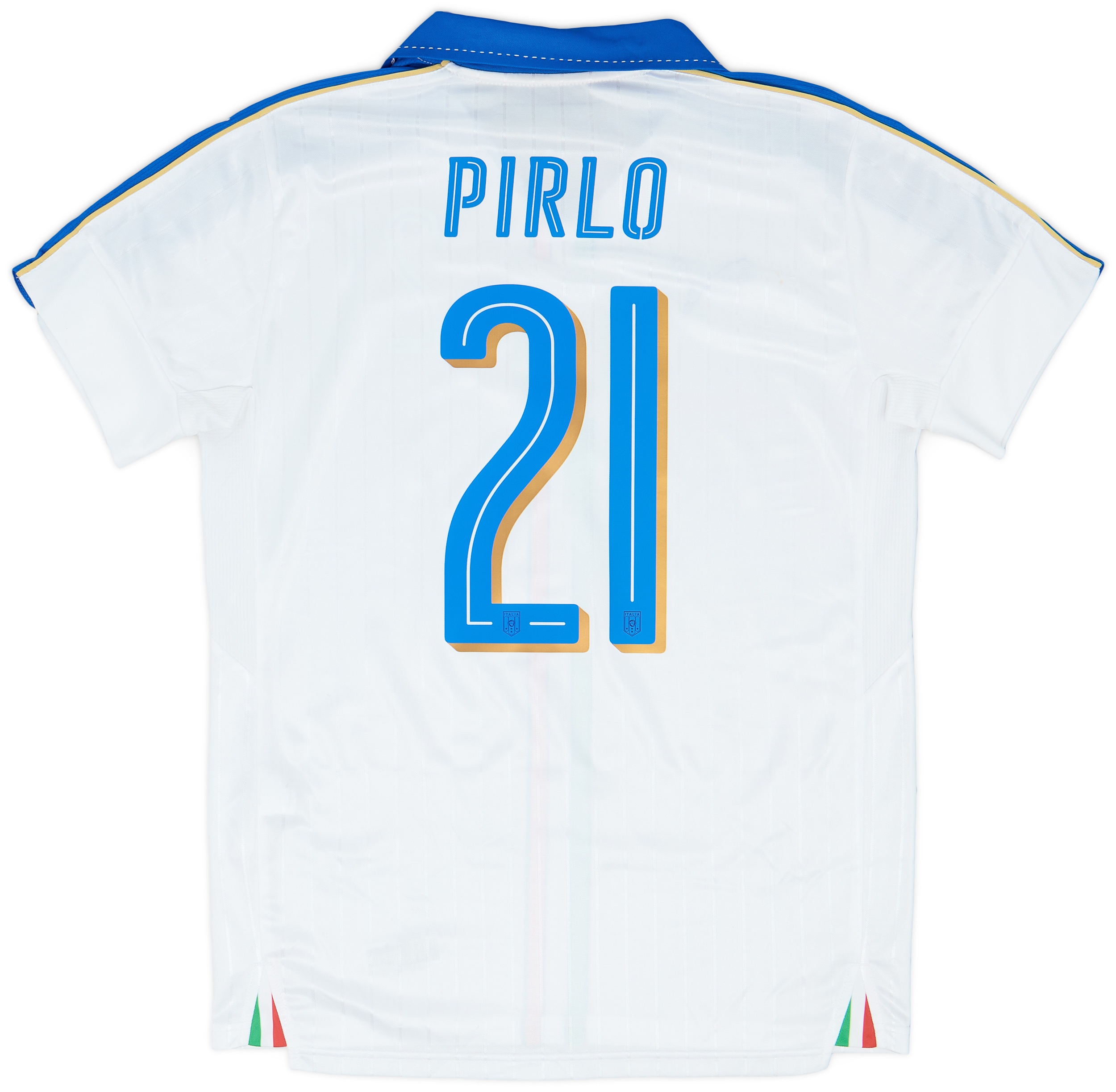2016-17 Italy Away Shirt Pirlo #21 - 6/10 - (XL)