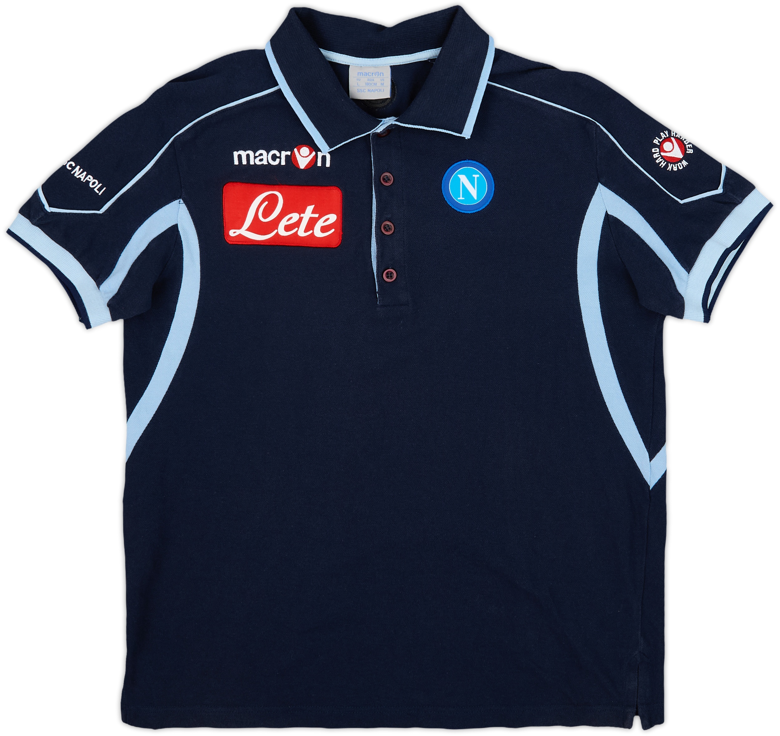 2010-11 Napoli Macron Polo Shirt - 8/10 - (L)