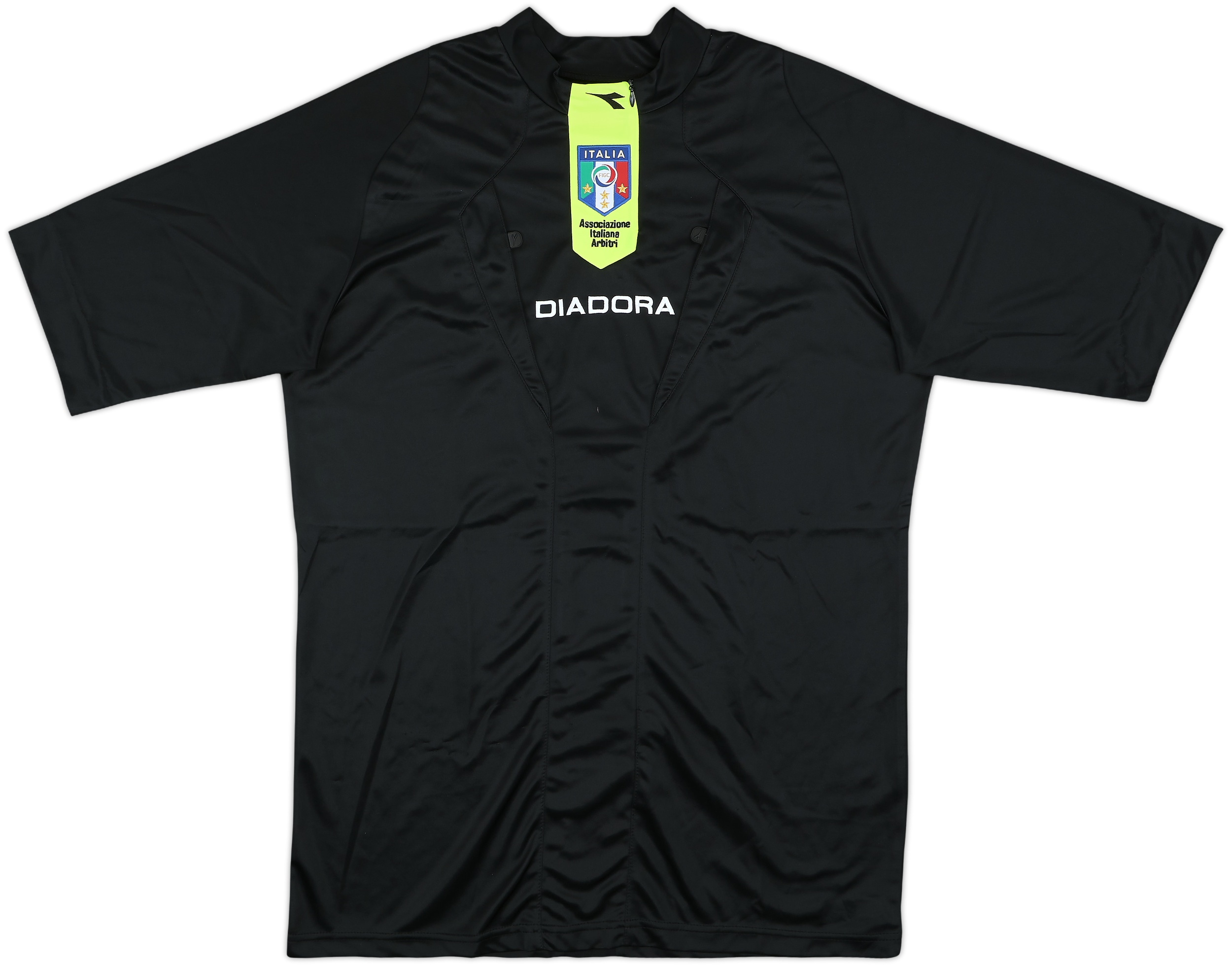 2009-10 Italy FIGC Diadora Referee Shirt - 9/10 - (L)