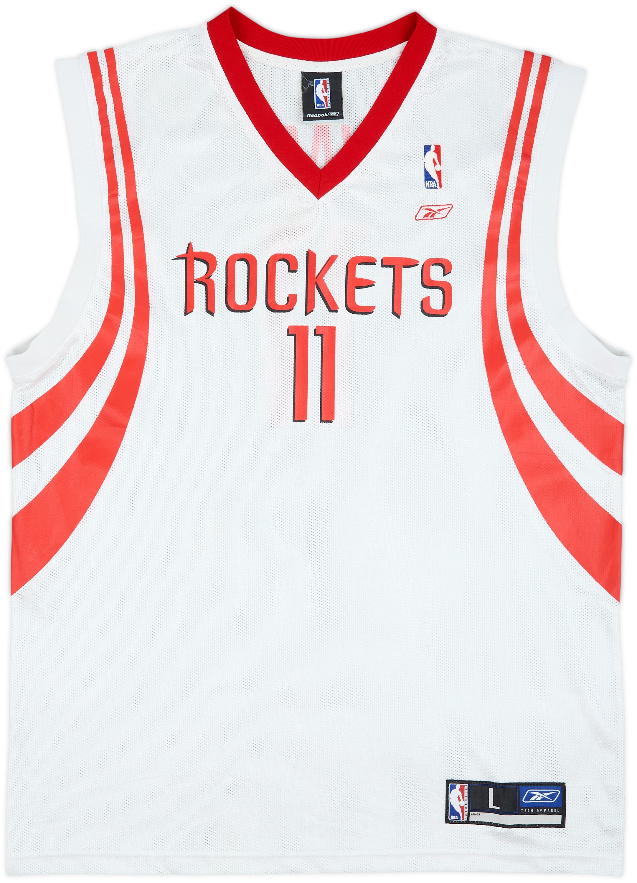 2003-06 Houston Rockets Yao #11 Reebok Home Jersey - 9/10 - (L)