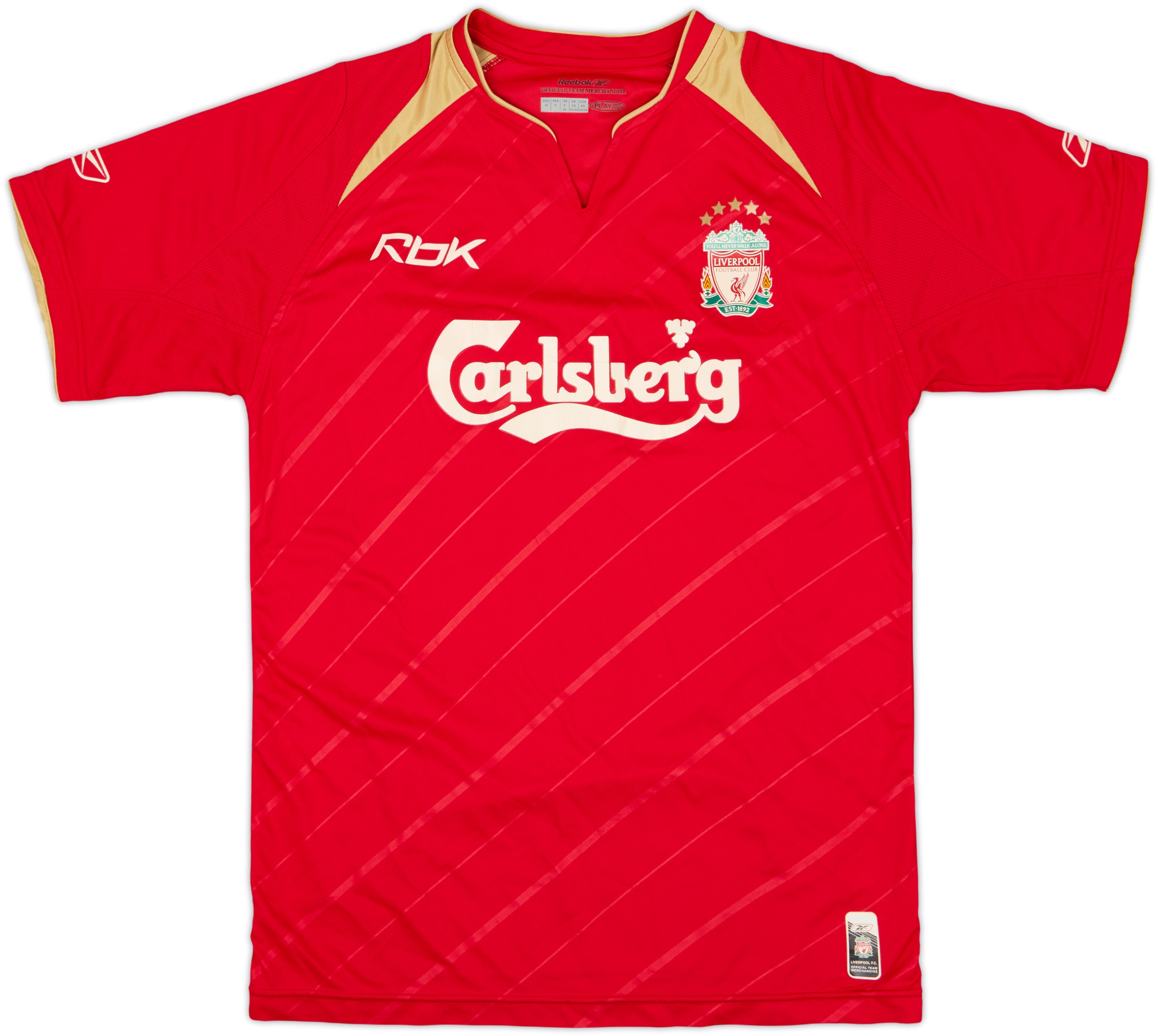 2005-06 Liverpool CL Home Shirt - 6/10 - (XS)