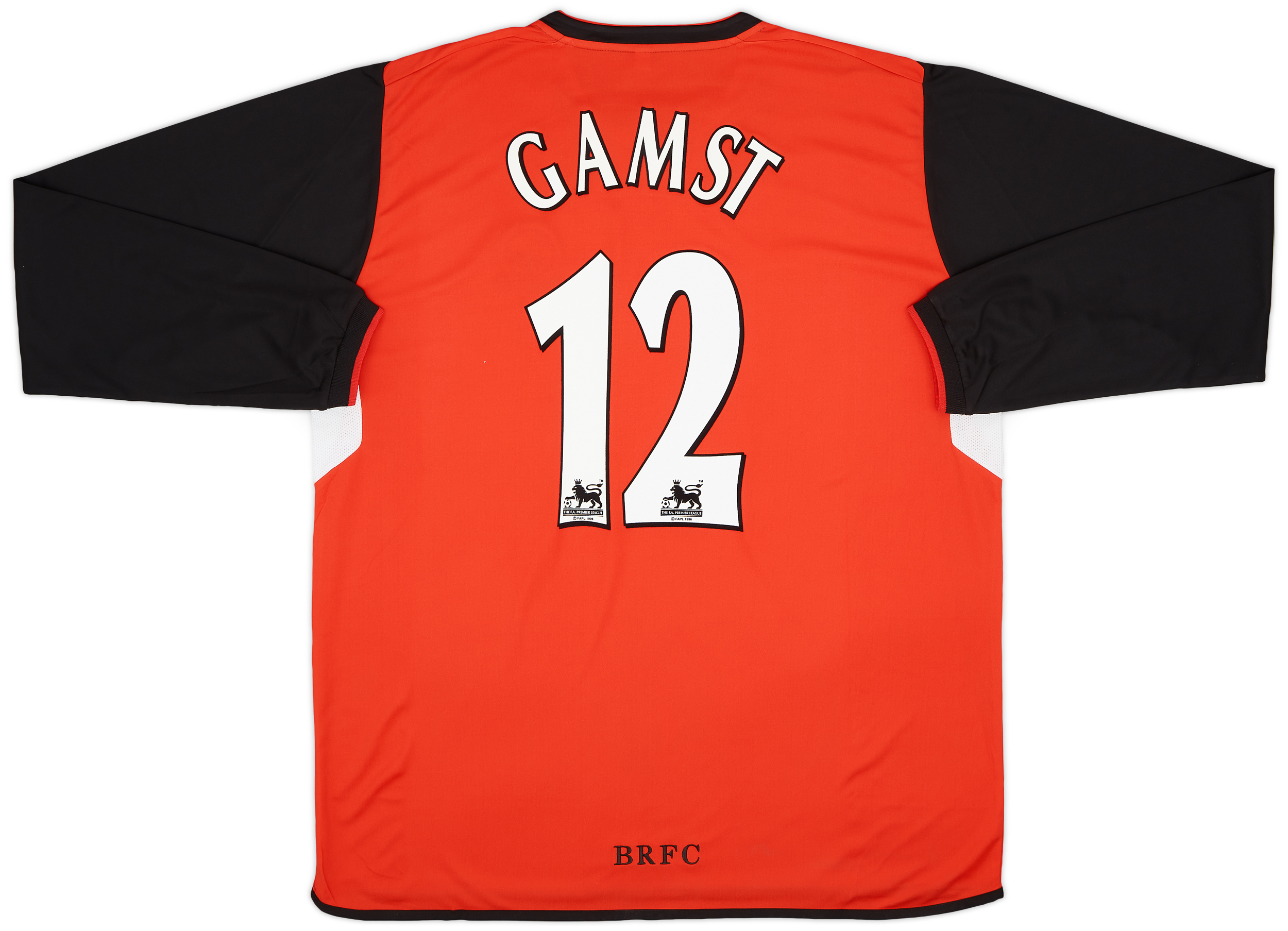 2004-05 Blackburn Away L/S Shirt Gamst #12 - 9/10 - (XL)