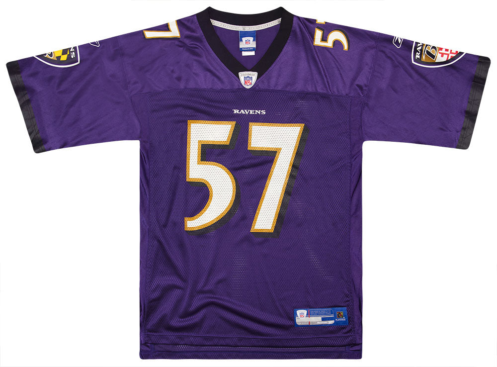 2005-06 Baltimore Ravens Scott #57 Reebok On Field Jersey (Home) L