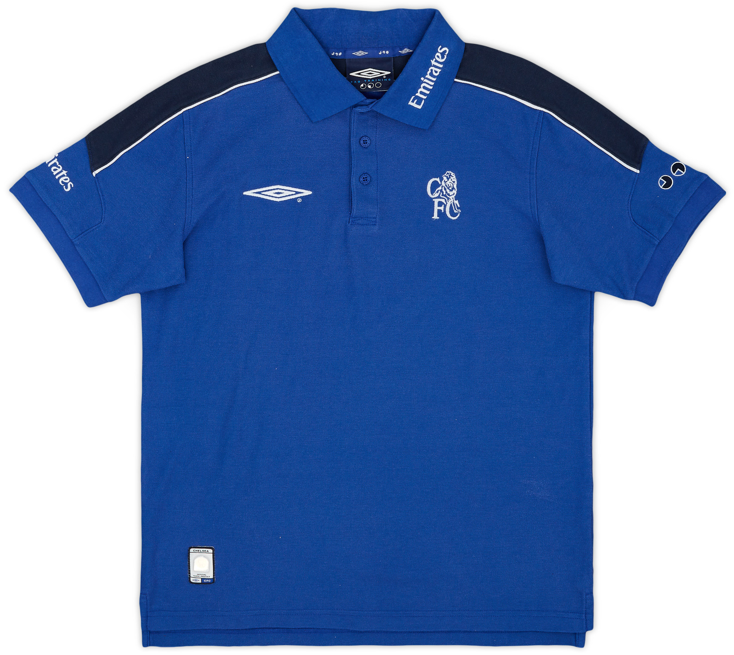 2001-02 Chelsea Umbro Polo Shirt - 7/10 - (M)