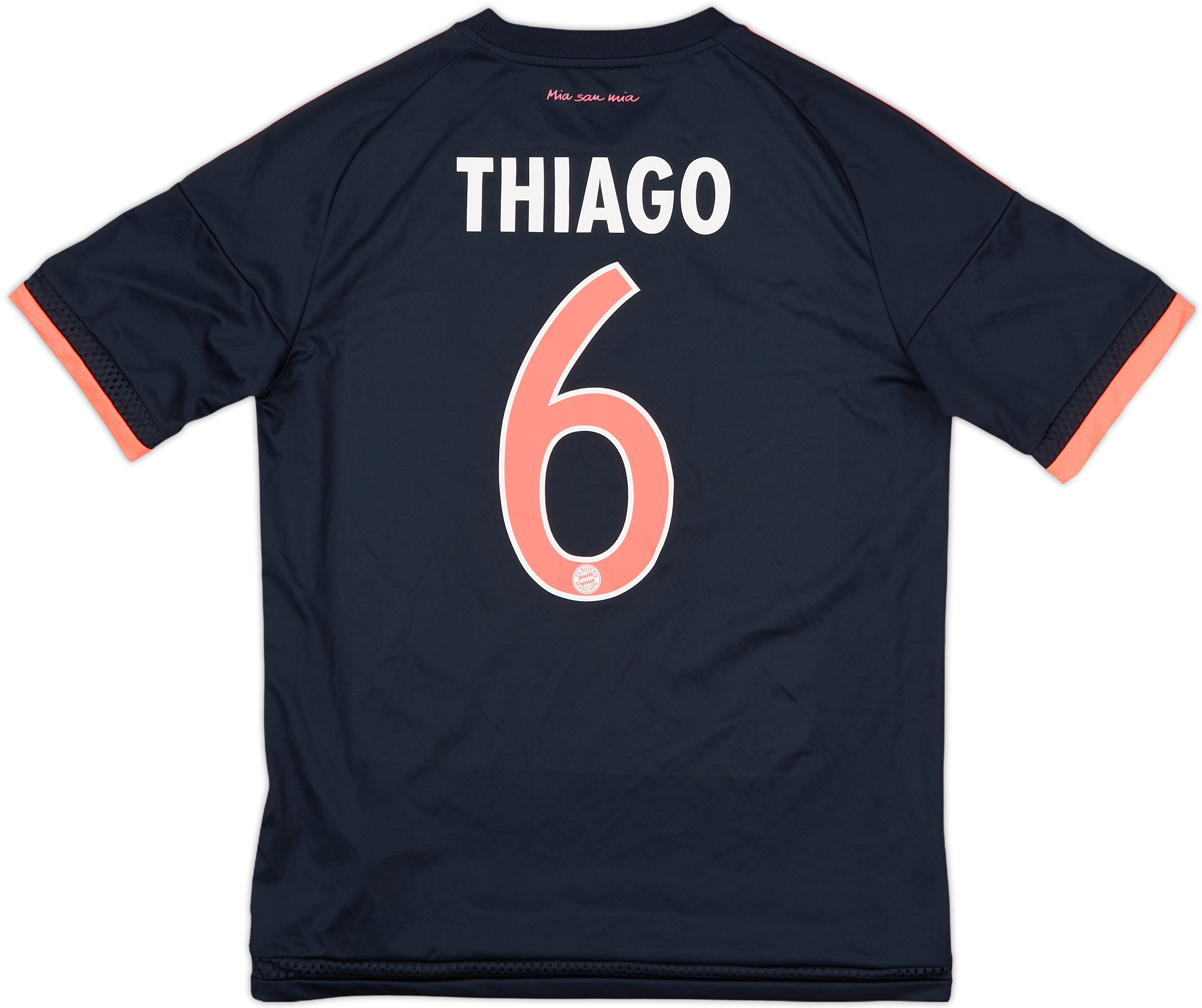 2015-16 Bayern Munich Third Shirt Thiago #6 - 10/10 - (XL.Boys)