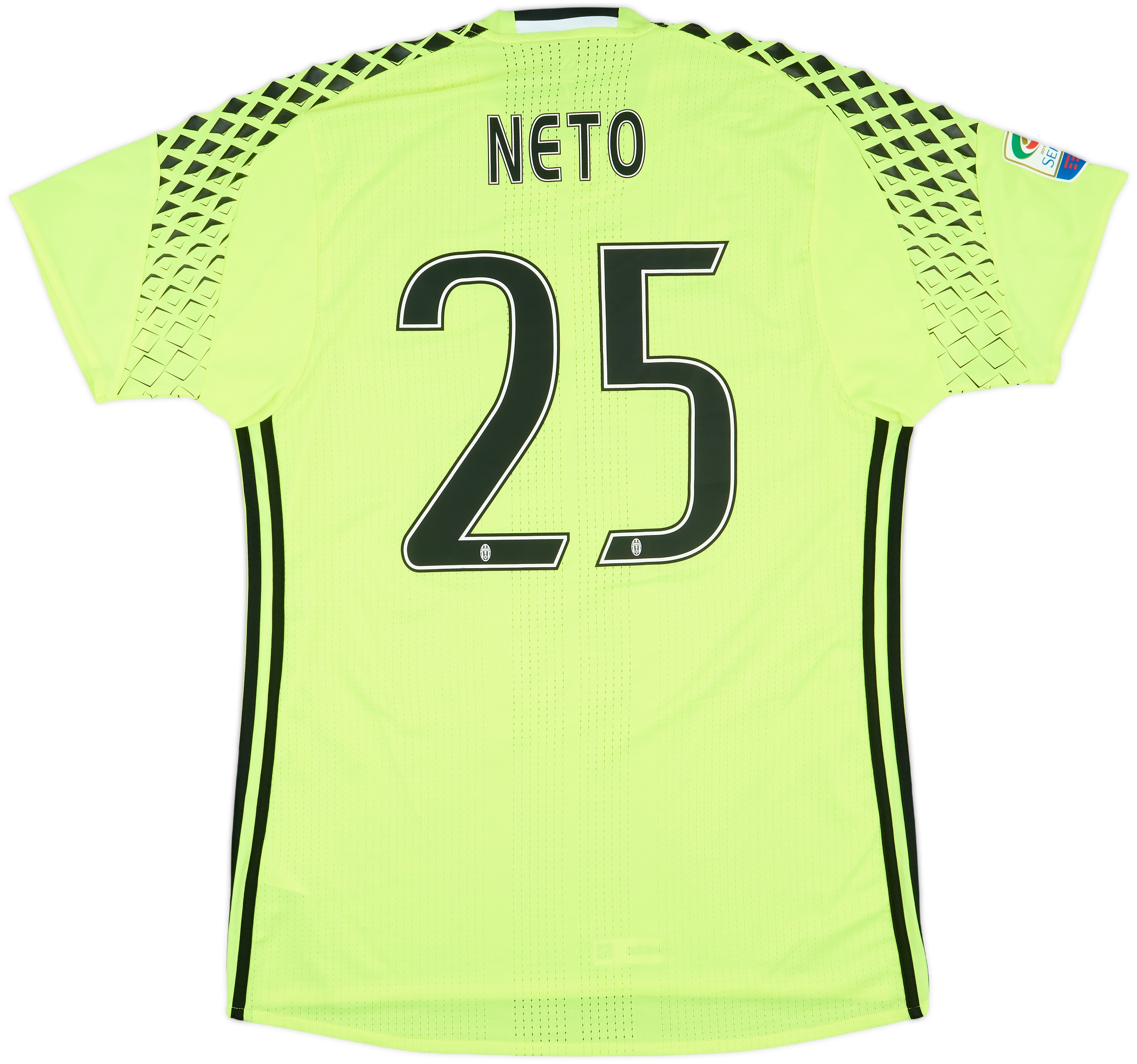 2016-17 Juventus Player Issue GK S/S Shirt Neto #25