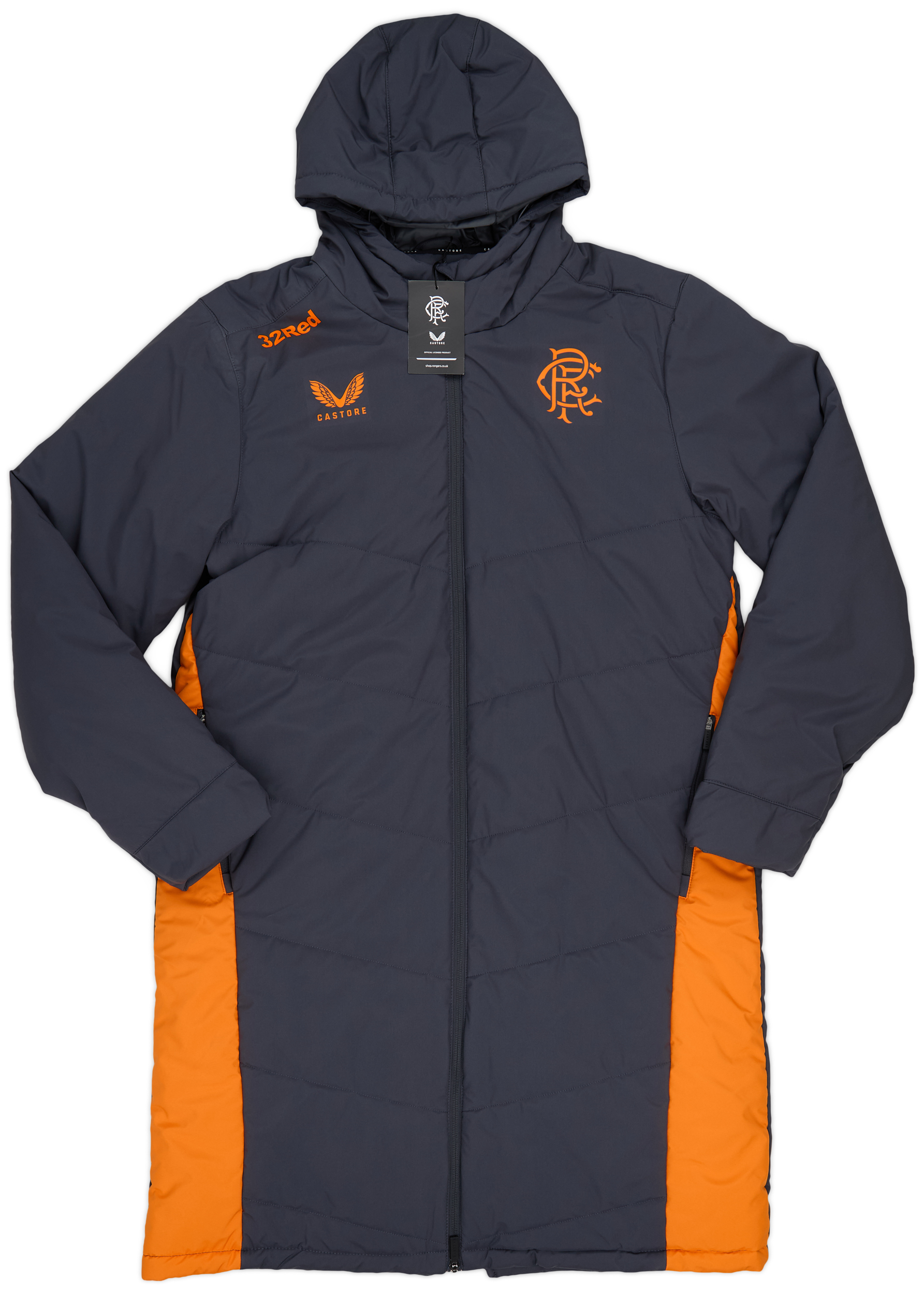 2023-24 Rangers Castore Long Bench Jacket