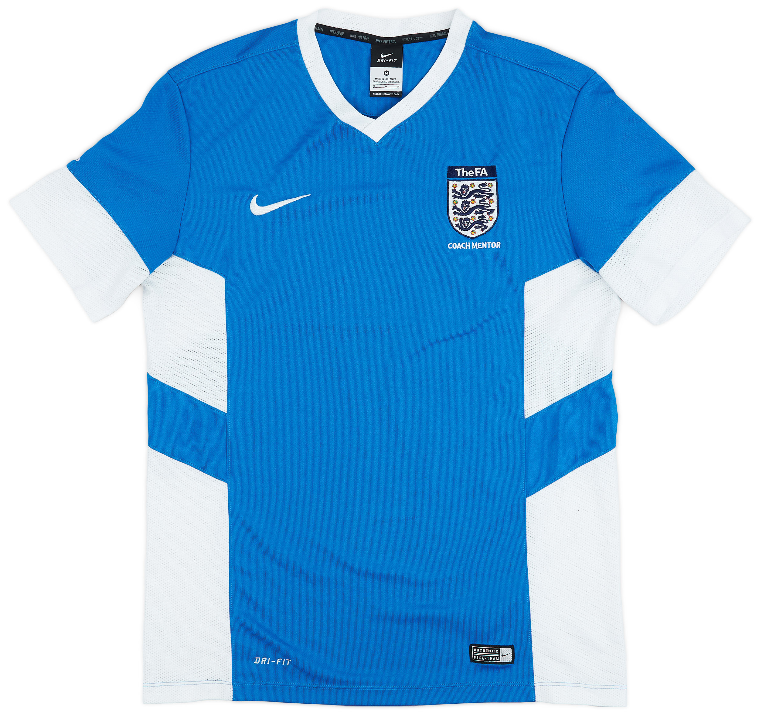 2015-16 England 'The FA Coach Mentor' Nike Staff Issue Training Shirt ...