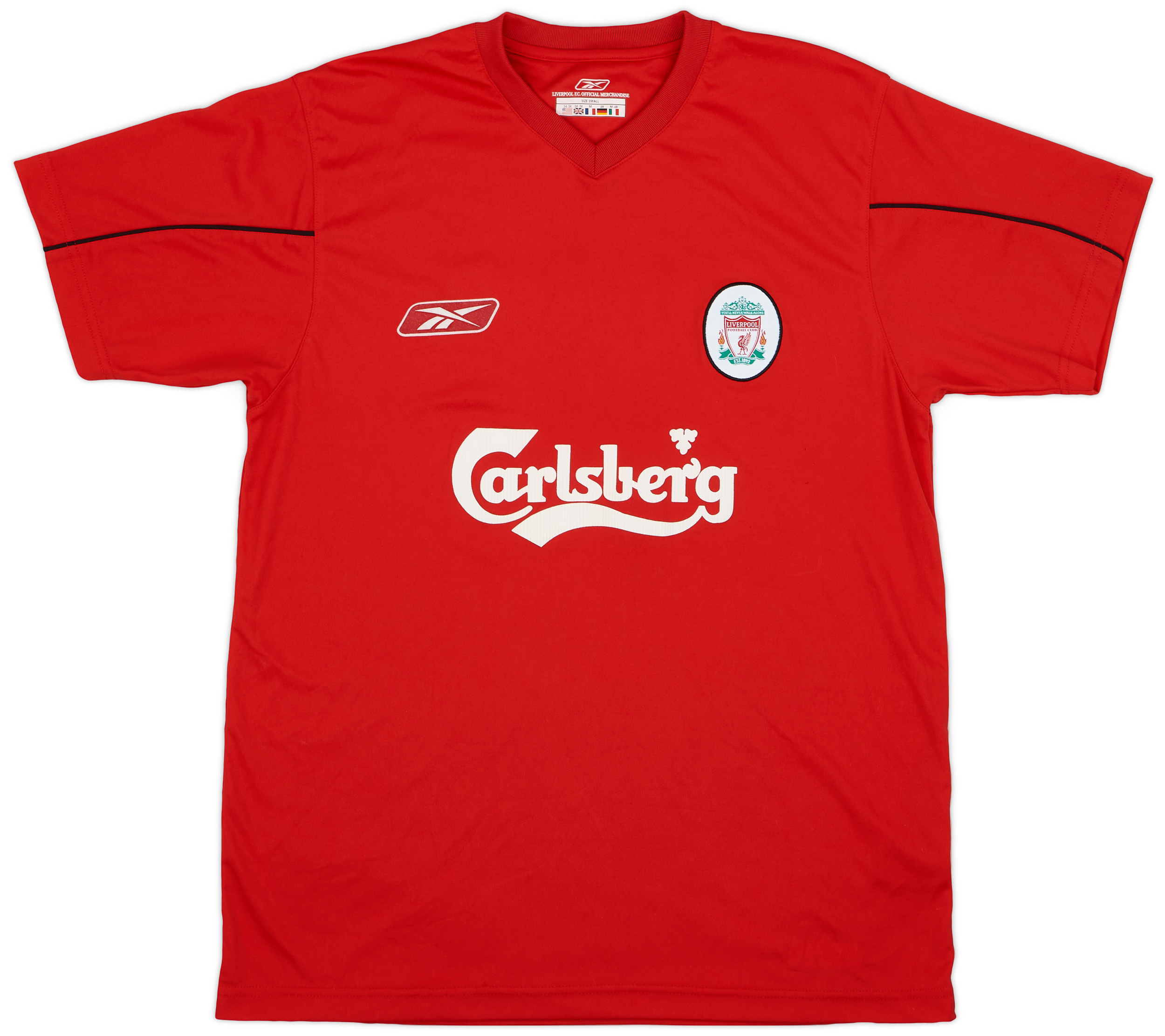 2002-03 Liverpool Reebok Training Shirt - 9/10 - (S)
