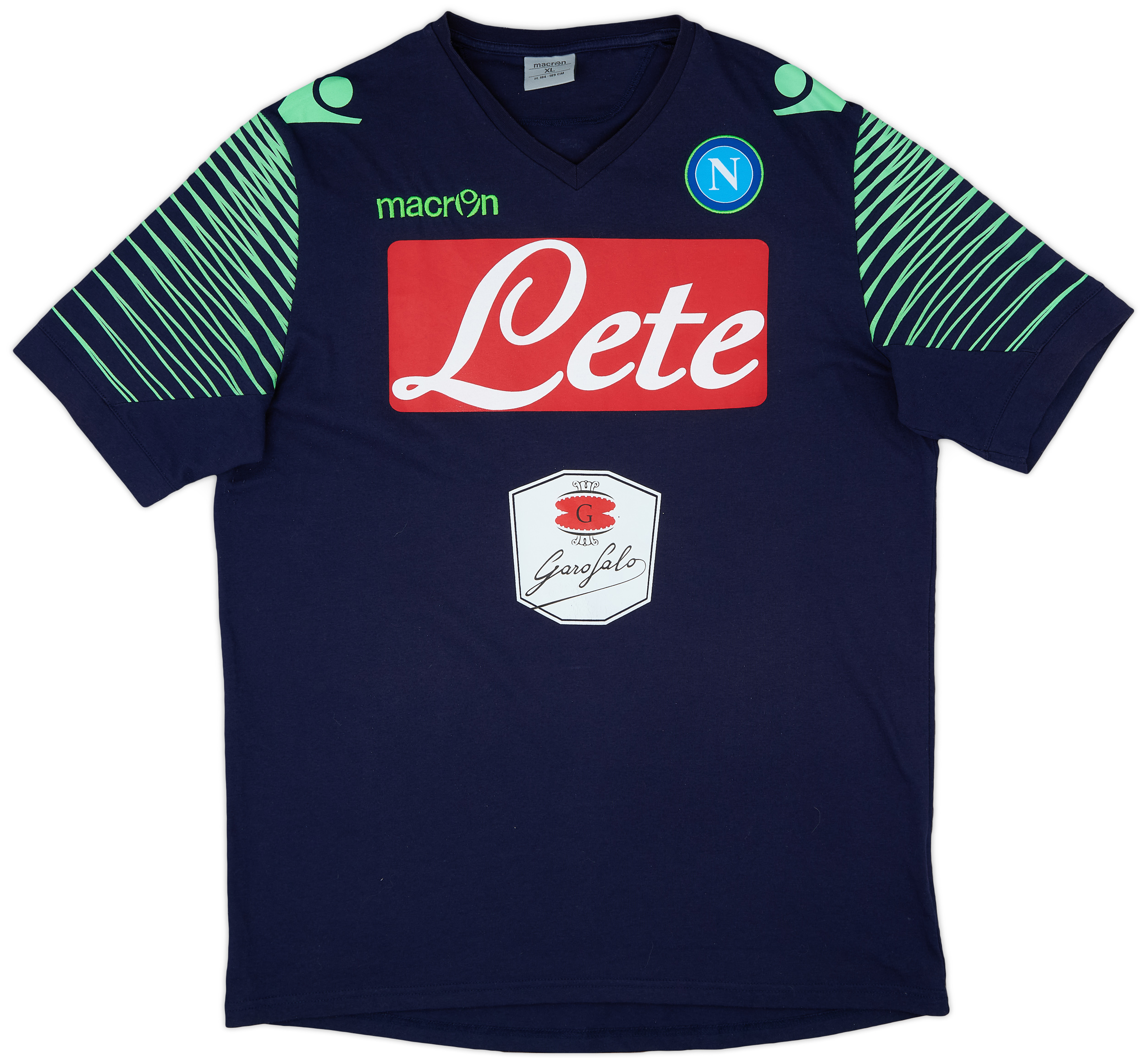 2014-15 Napoli Macron Training Shirt - 7/10 - (XL)