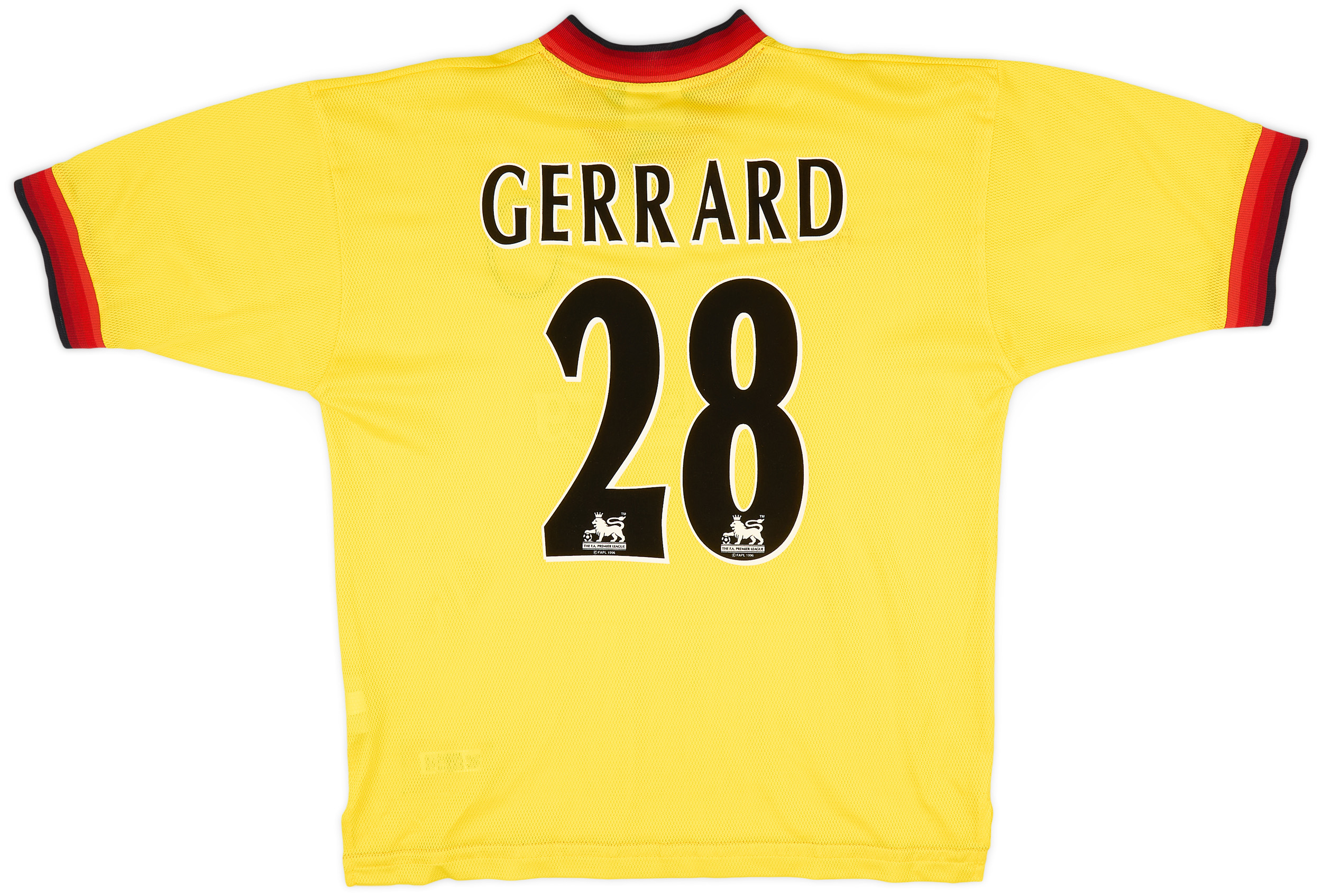 1997-99 Liverpool Away Shirt Gerrard #28 - 9/10 - (L)