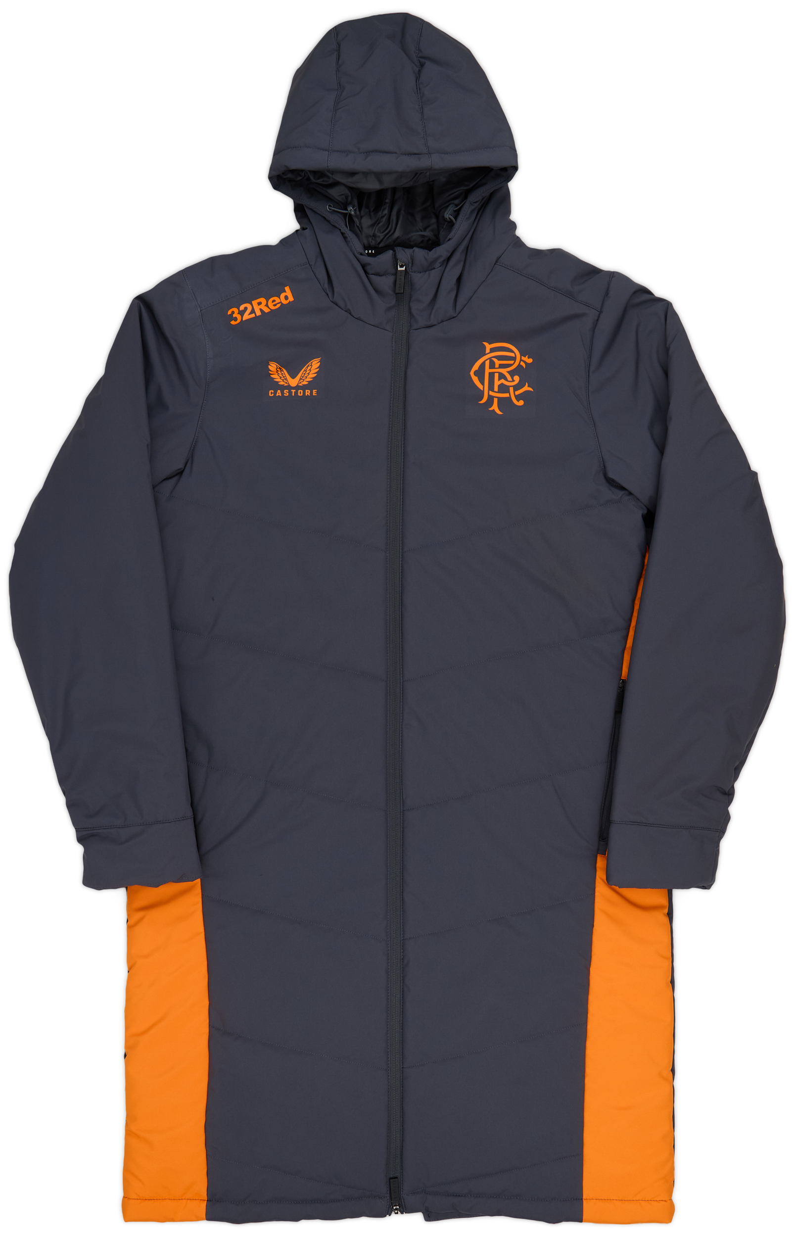 2023-24 Rangers Castore Long Bench Jacket - 7/10