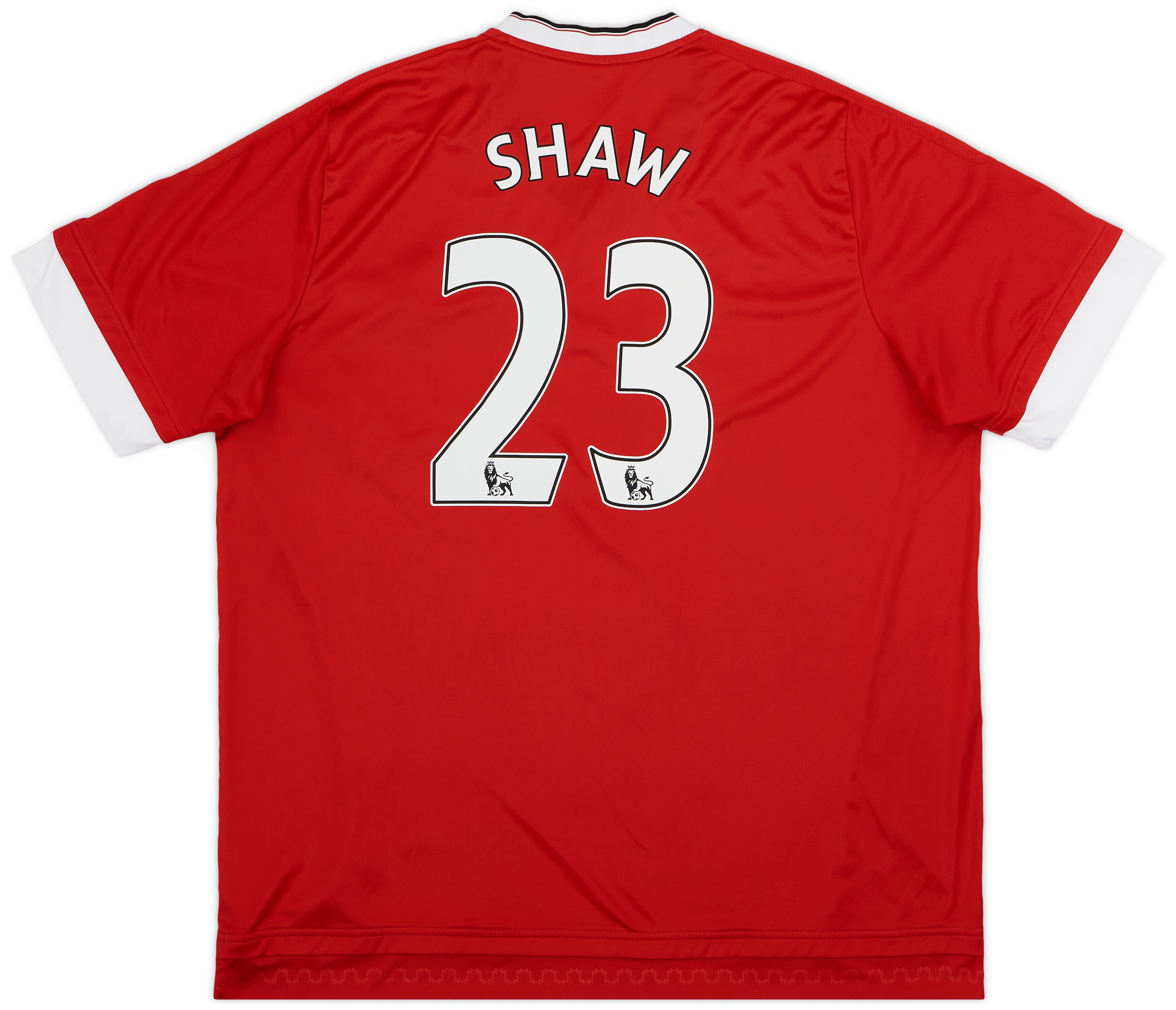 2015-16 Manchester United Home Shirt Shaw #23 - 6/10 - (XXL)
