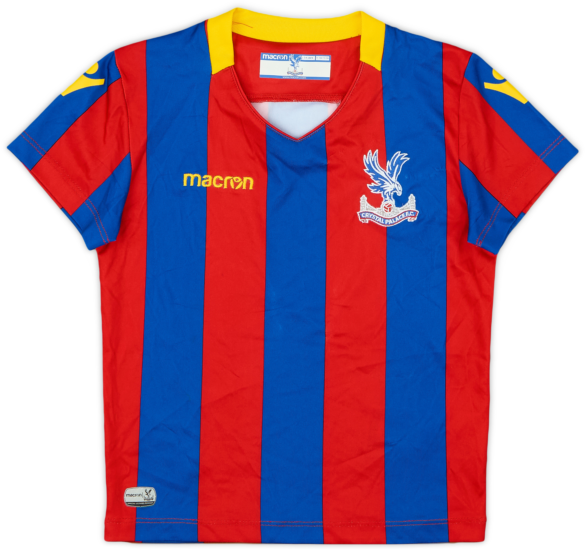 2017-18 Crystal Palace Home Shirt - 7/10 - (3-4 Years)