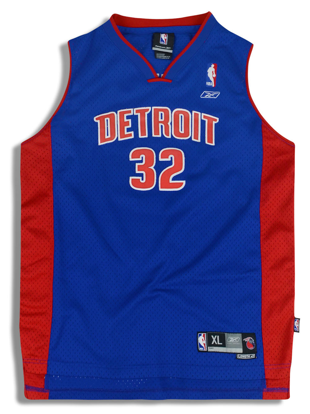 2005-06 Detroit Pistons Hamilton #32 Reebok Swingman Jersey (Away) Y