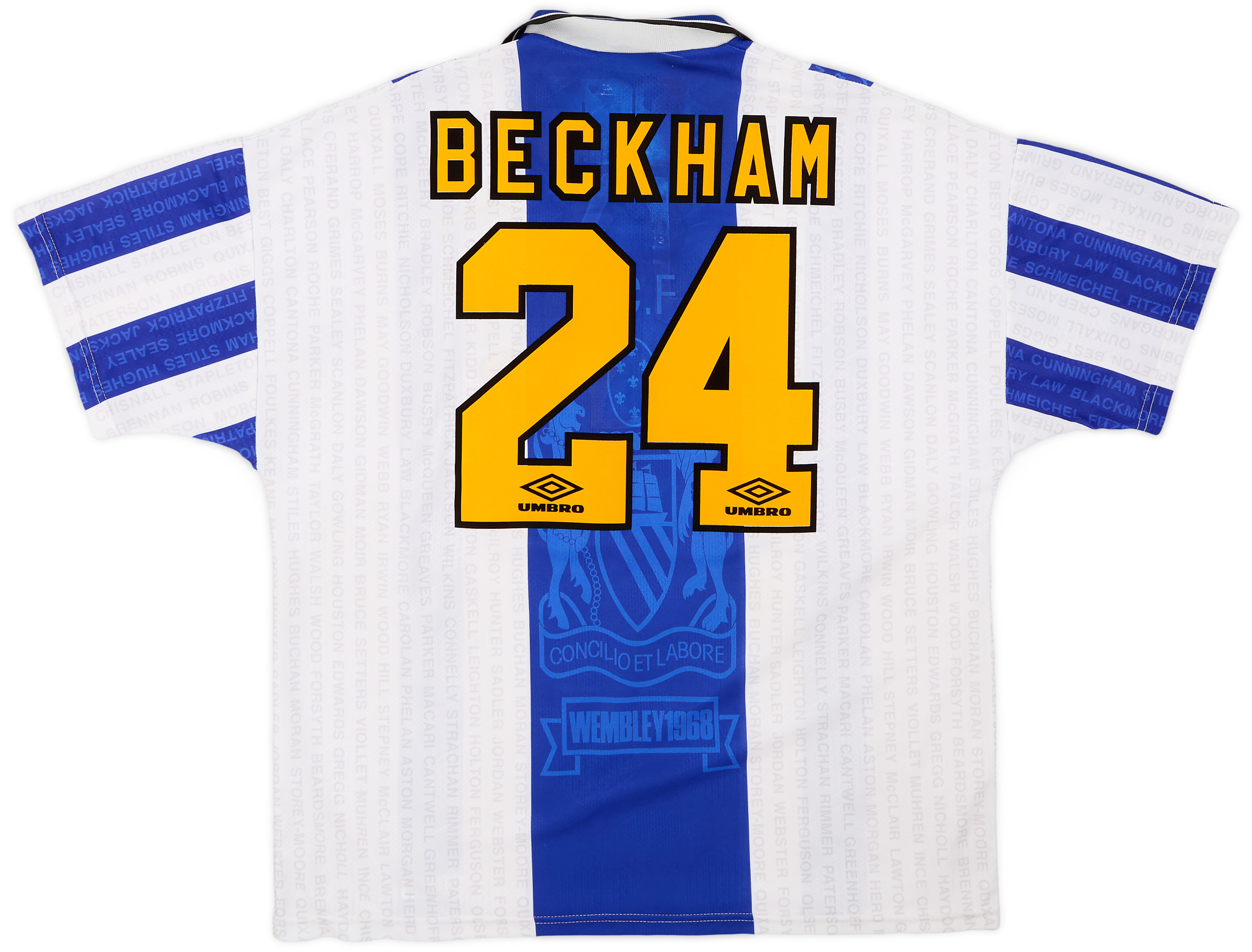 1994-96 Manchester United Third Shirt Beckham #24 - 6/10 - (XXL) 1994-96 Manchester United Third Shirt Beckham #24 - 6/10 - (XXL)