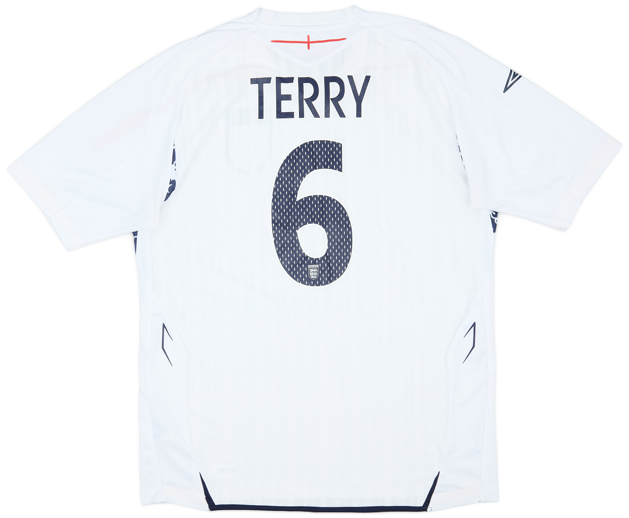 2007-09 England Home Shirt Terry #6 - 6/10 - (L)