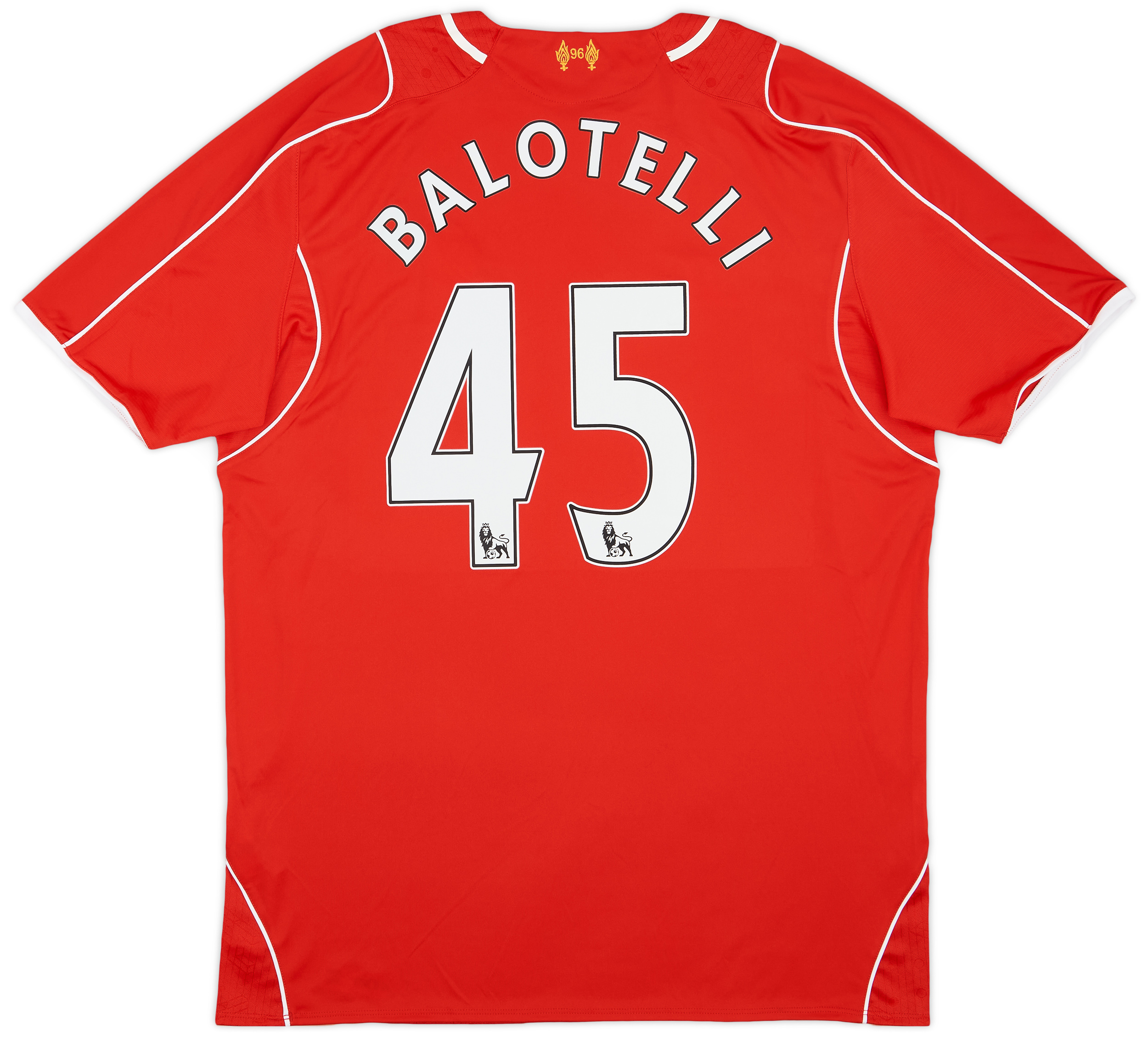 2014-15 Liverpool Home Shirt Balotelli #45 (XL)