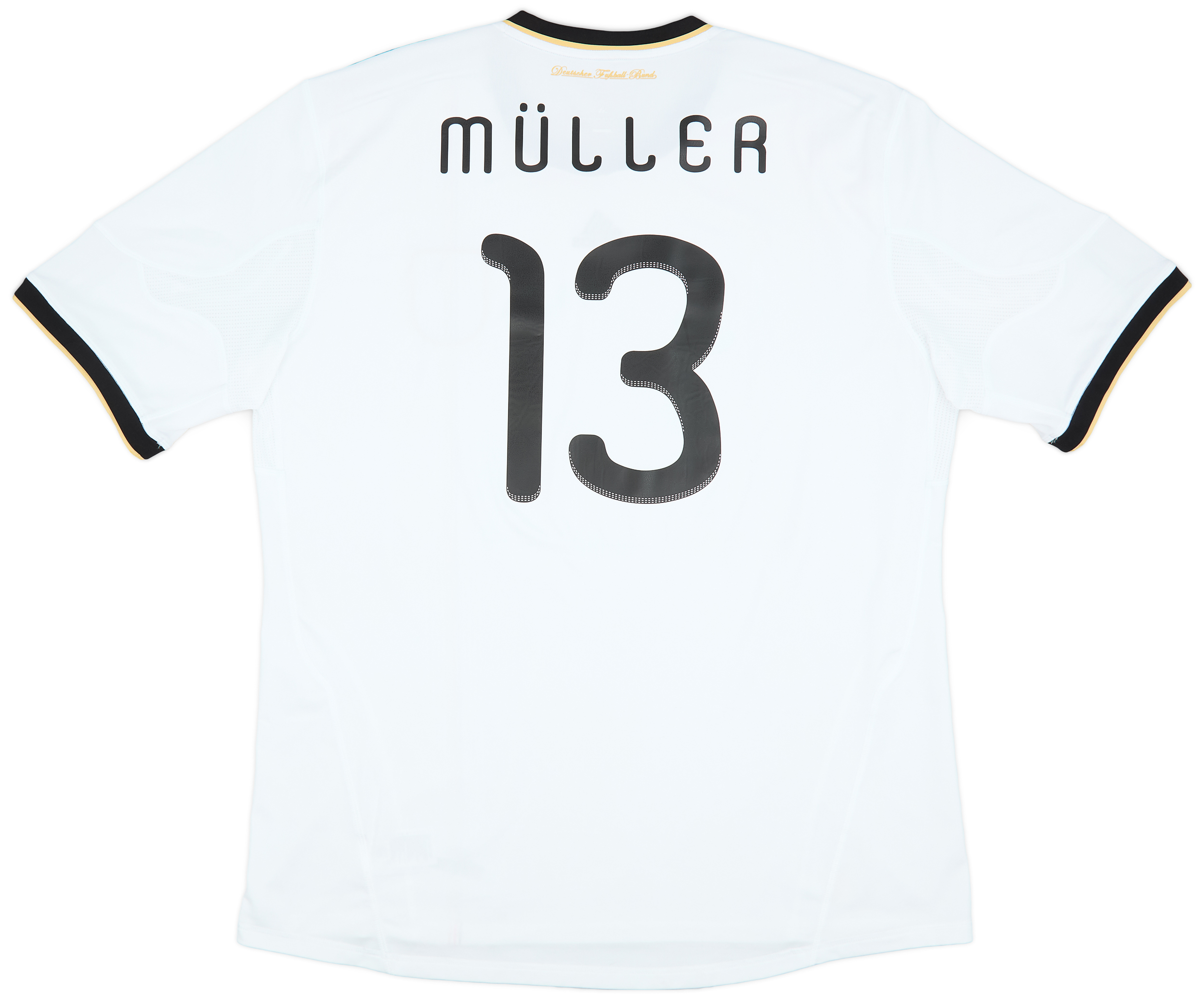 2010-11 Germany Home Shirt Muller #13 - 9/10 - (3XL)