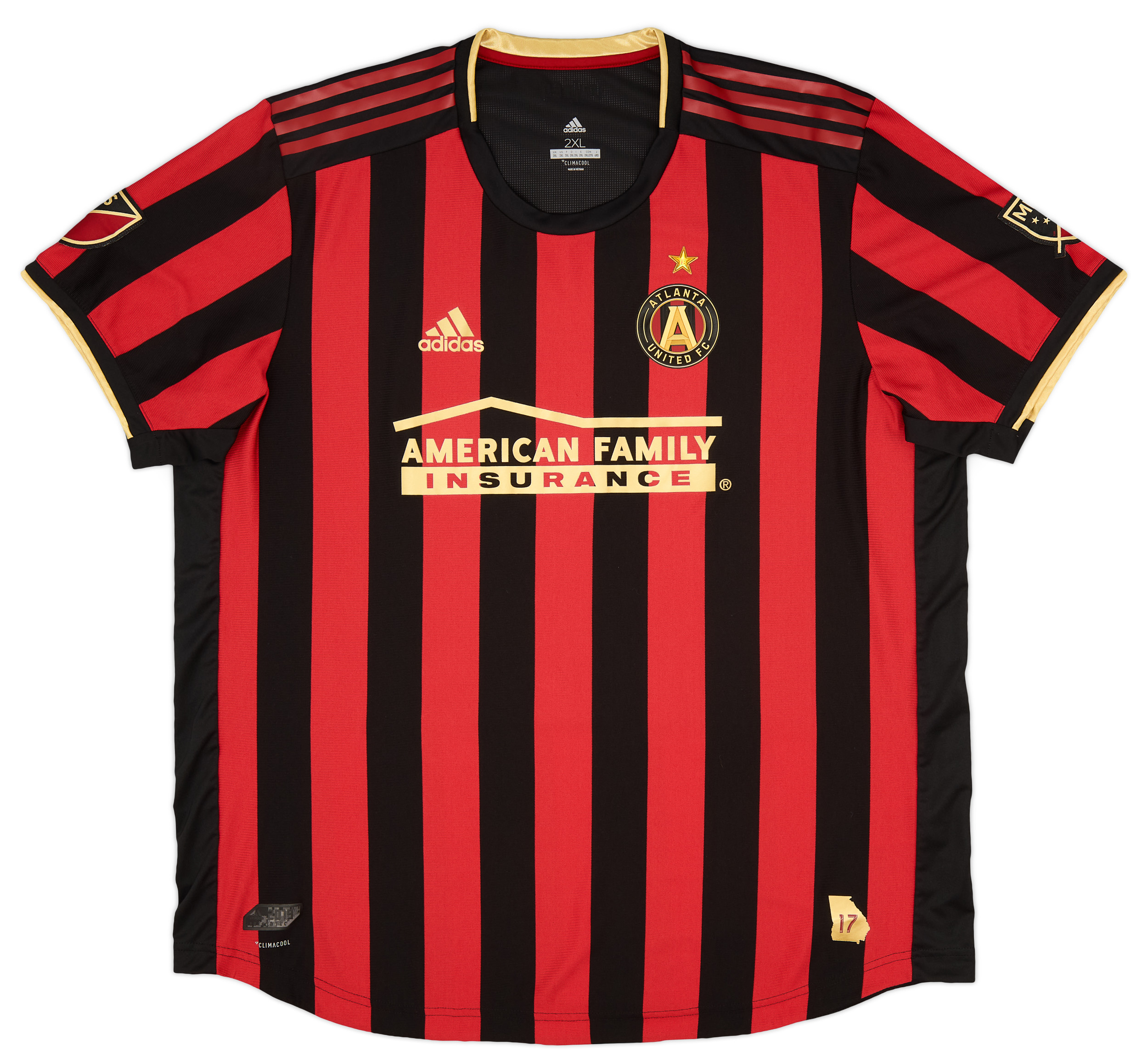 2019 Atlanta United Authentic Home Shirt - 9/10 - (XXL)