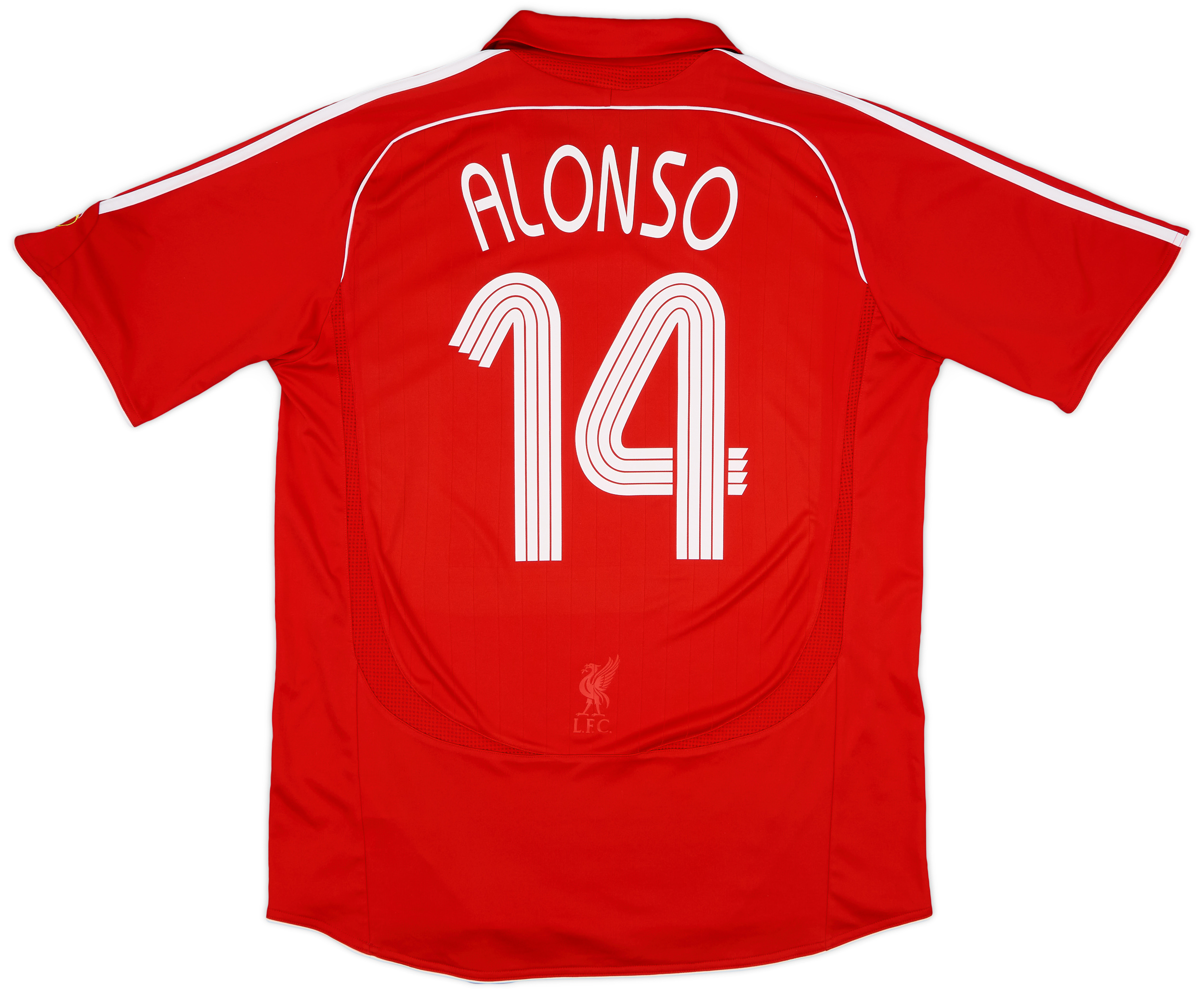 2006-08 Liverpool Home Shirt Alonso #14 - 6/10 - (L)