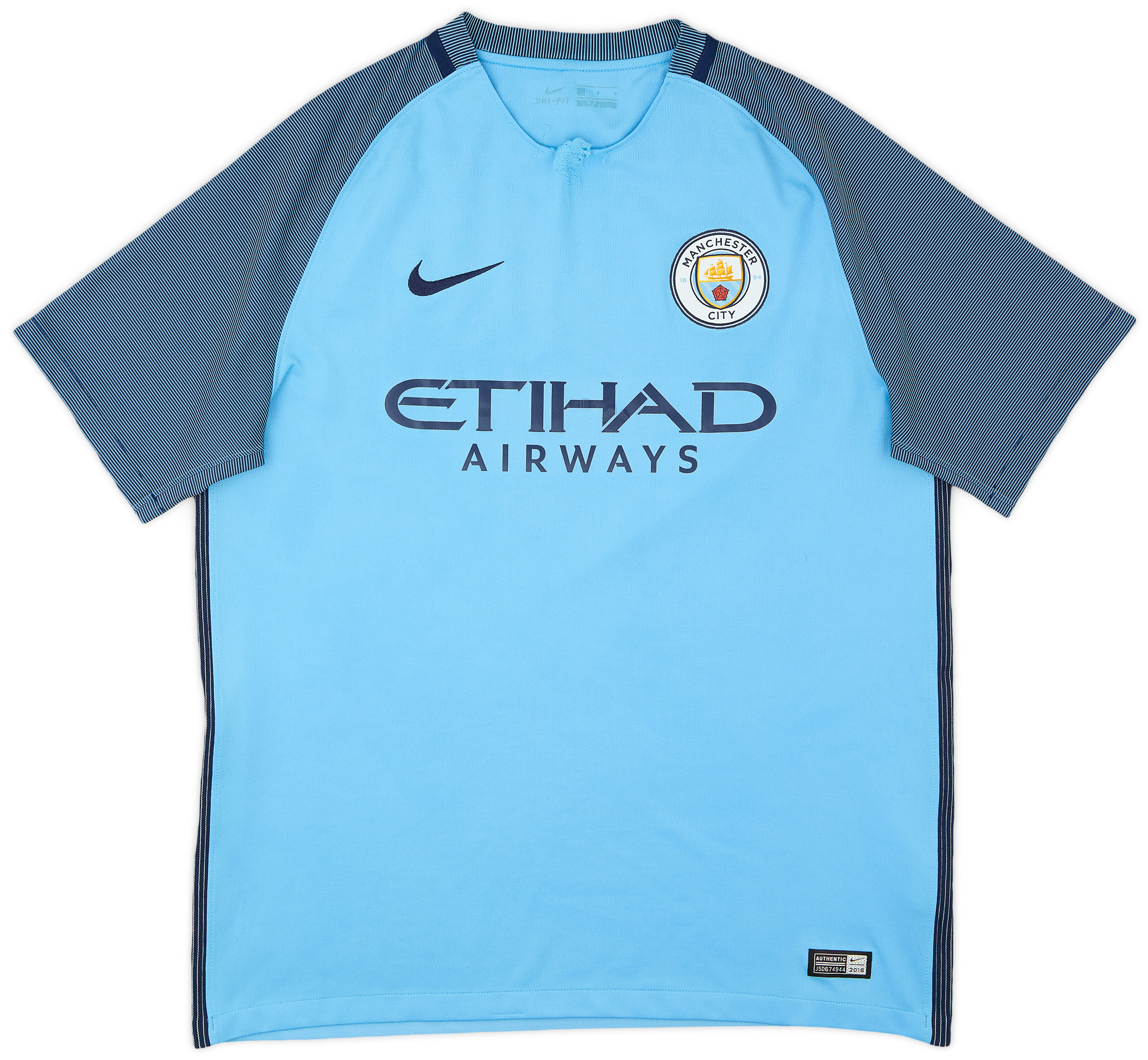 2016-17 Manchester City Home Shirt - 3/10 - (L)