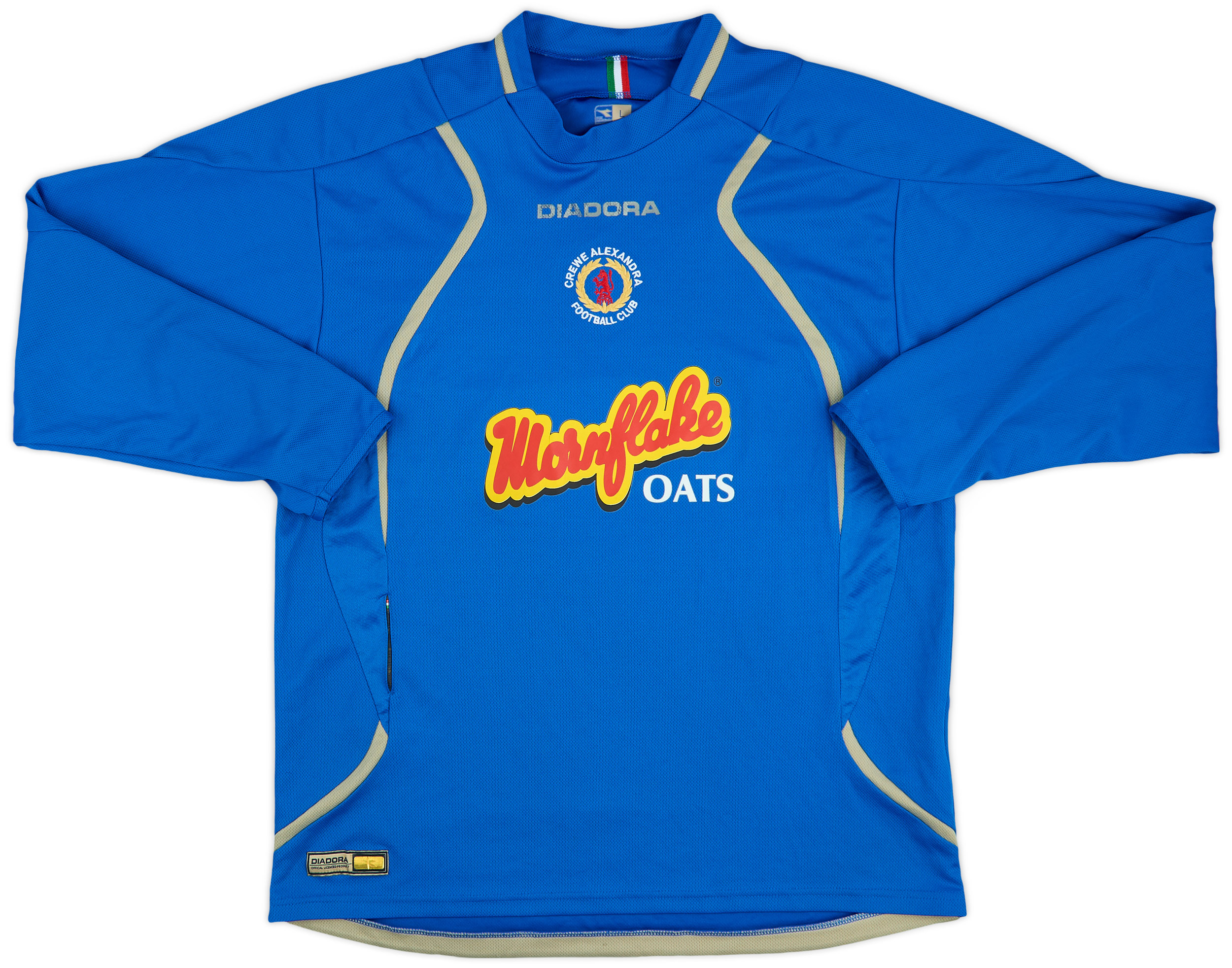 2005-06 Crewe Alexandra Diadora Training L/S Shirt - 7/10 - (L)