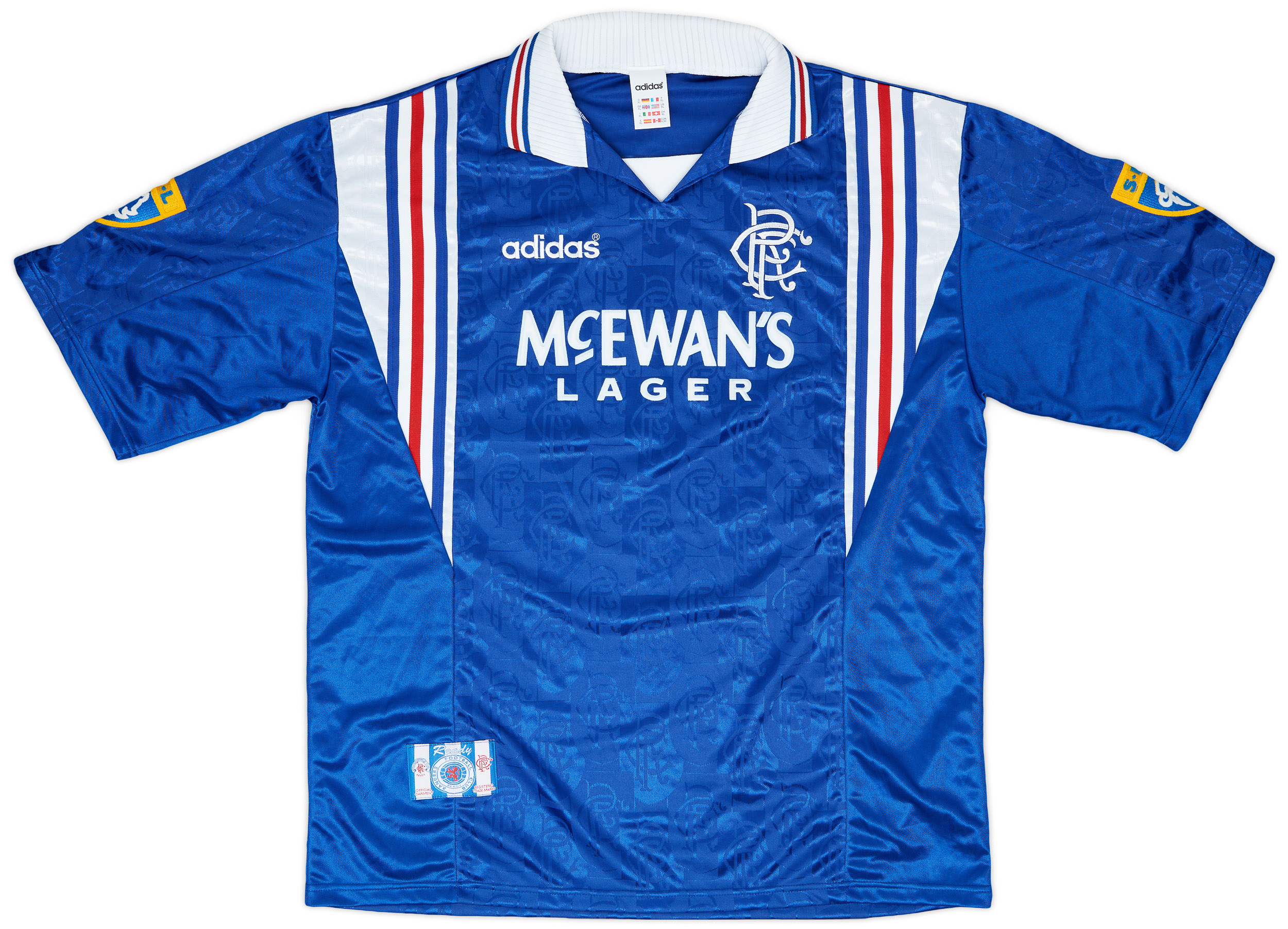 1996-97 Rangers Player Issue Home Shirt #8 - 8/10 - (XL)