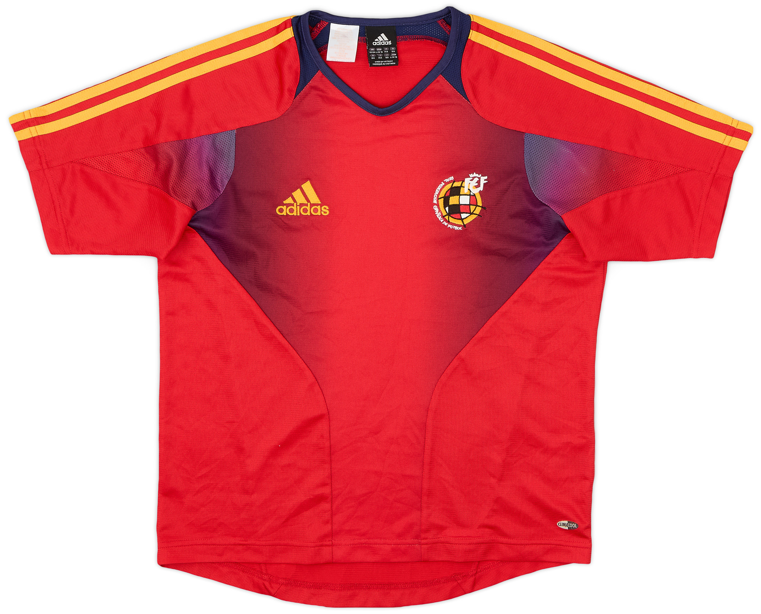 2002-04 Spain adidas Training Shirt - 9/10 - (L.Boys)