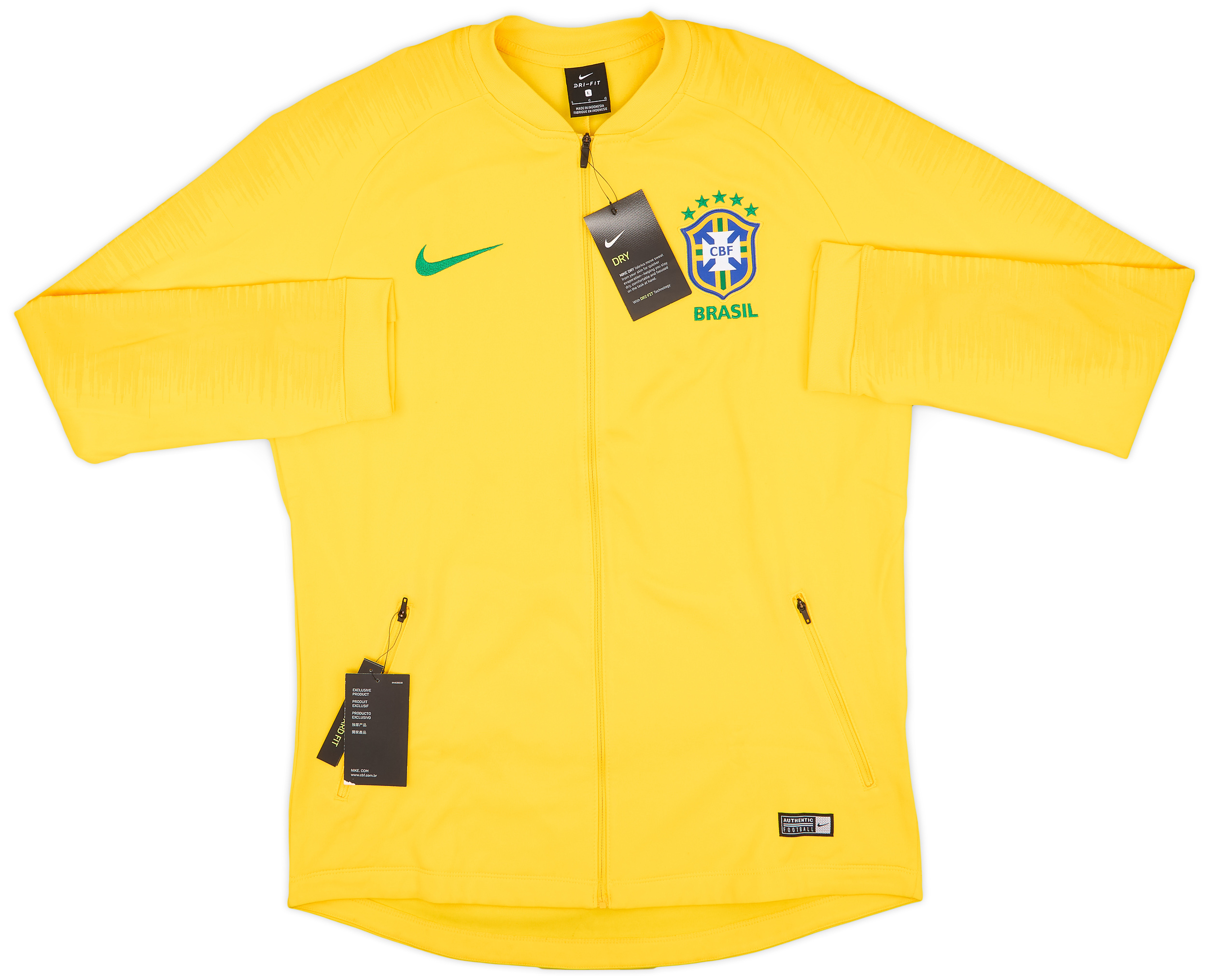 2018-19 Brazil Nike Track Jacket (L)