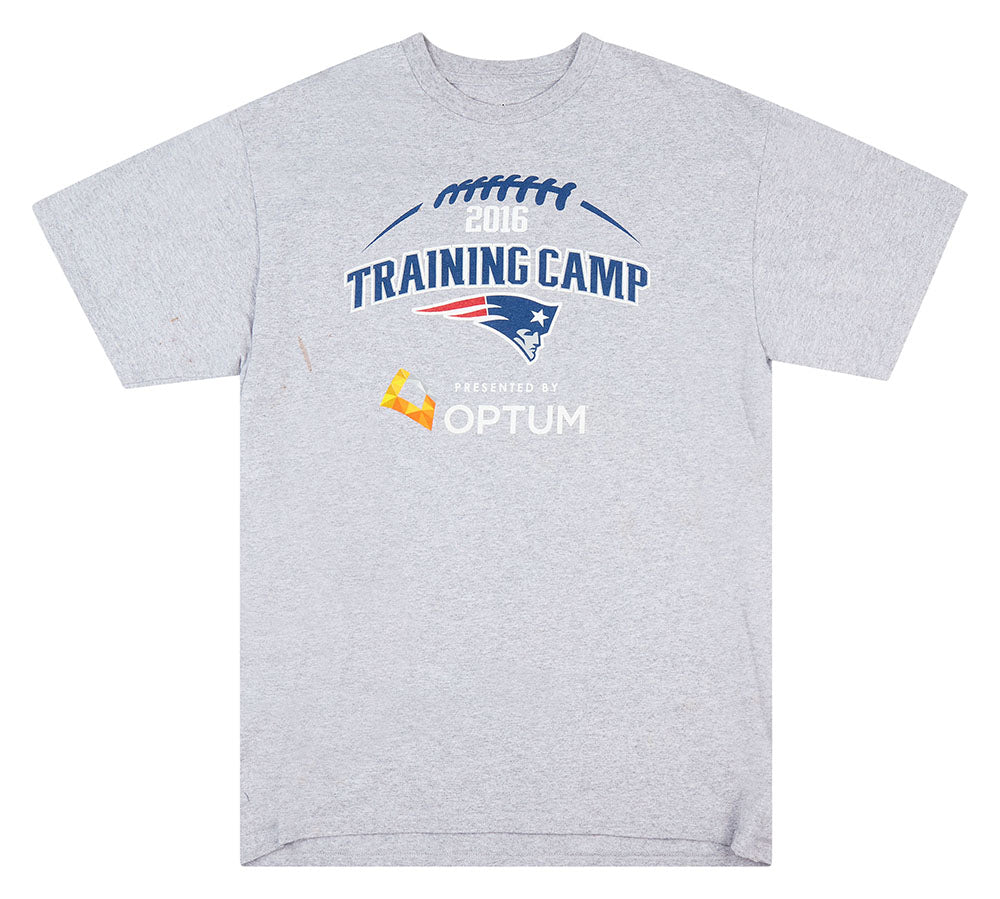 2016 New England Patriots Training Camp Majestic Tee L
