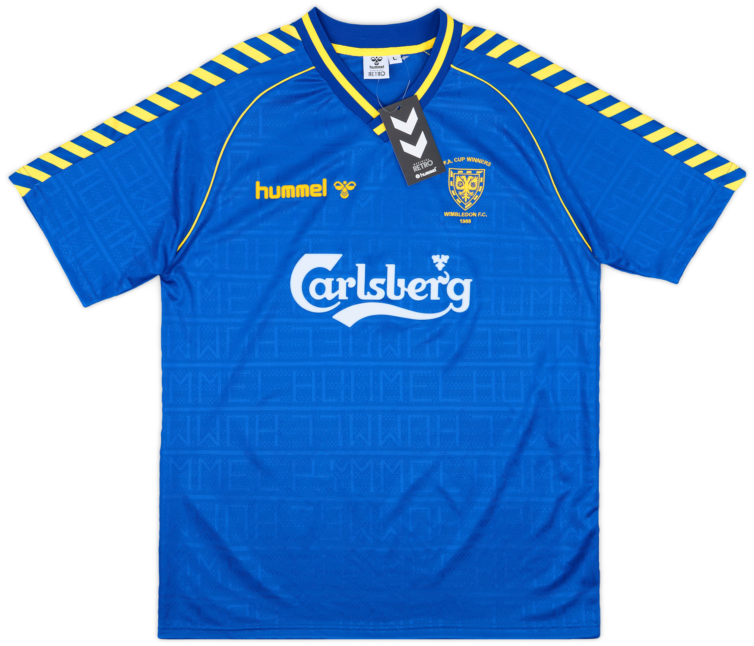 1988-89 Wimbledon FC Hummel Reissue Home Shirt