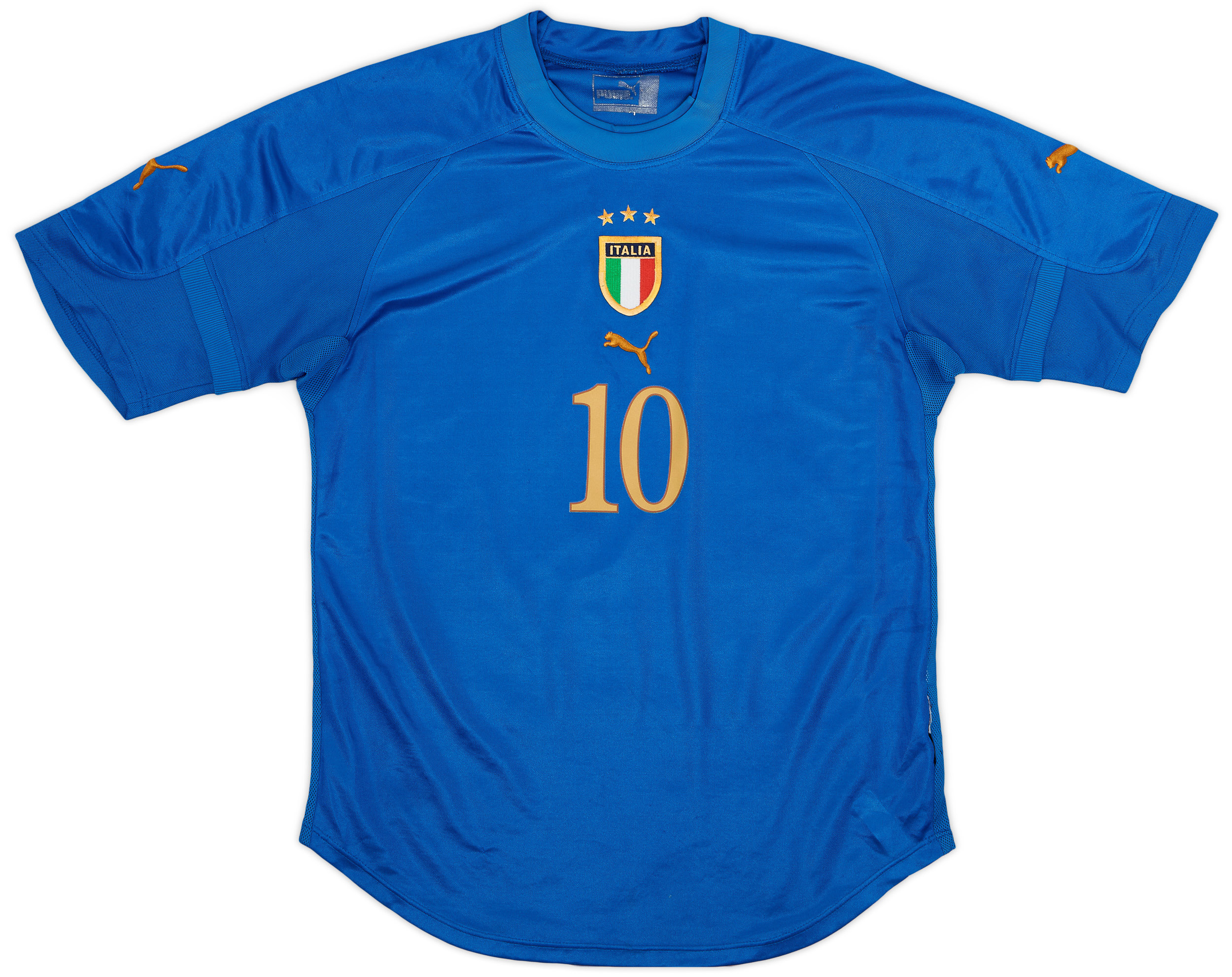 2004-06 Italy Home Shirt Totti #10 - 7/10 - (L) 2004-06 Italy Home Shirt Totti #10 - 7/10 - (L)
