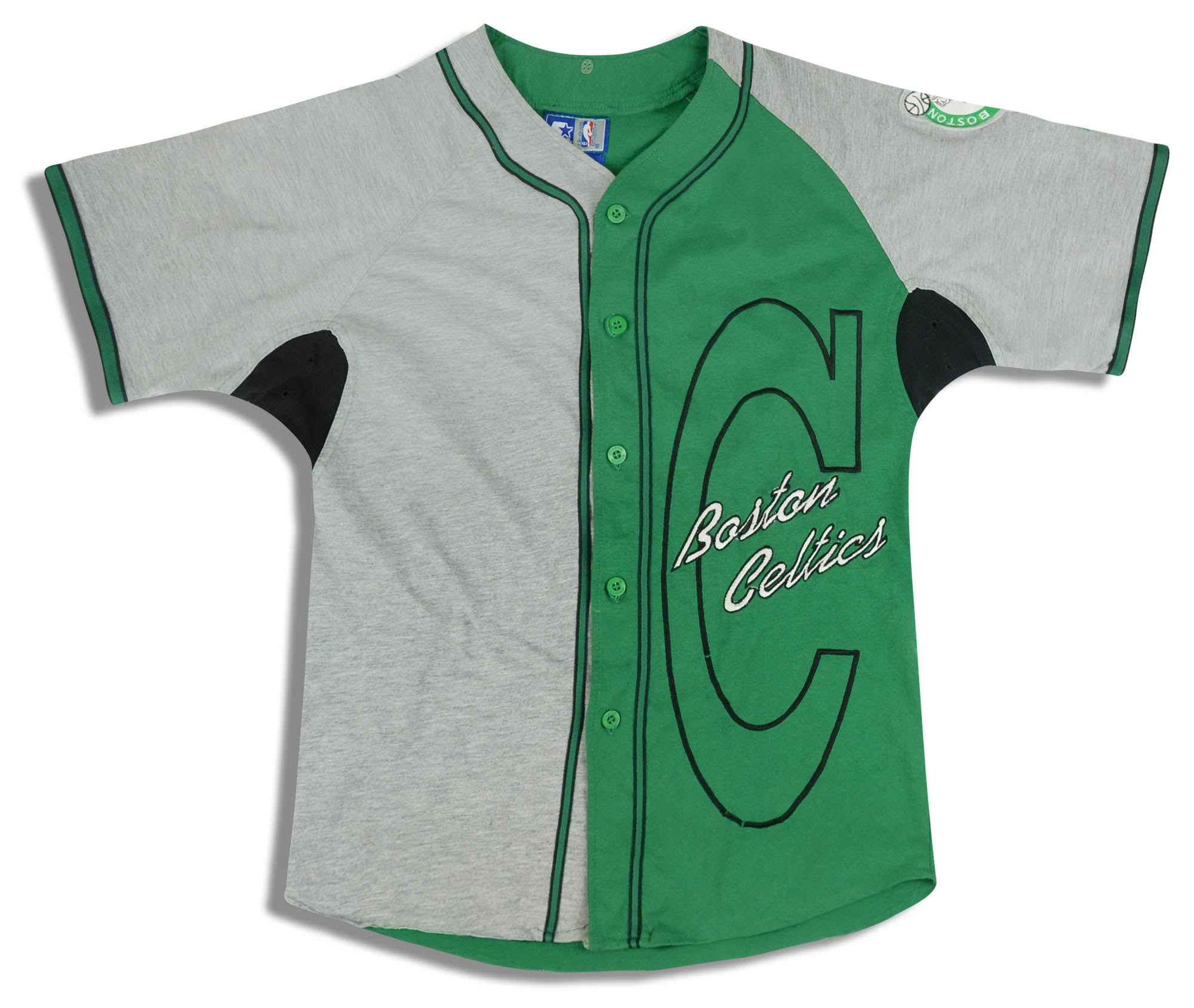 1990’S Boston Celtics Starter Baseball Jersey Tee M