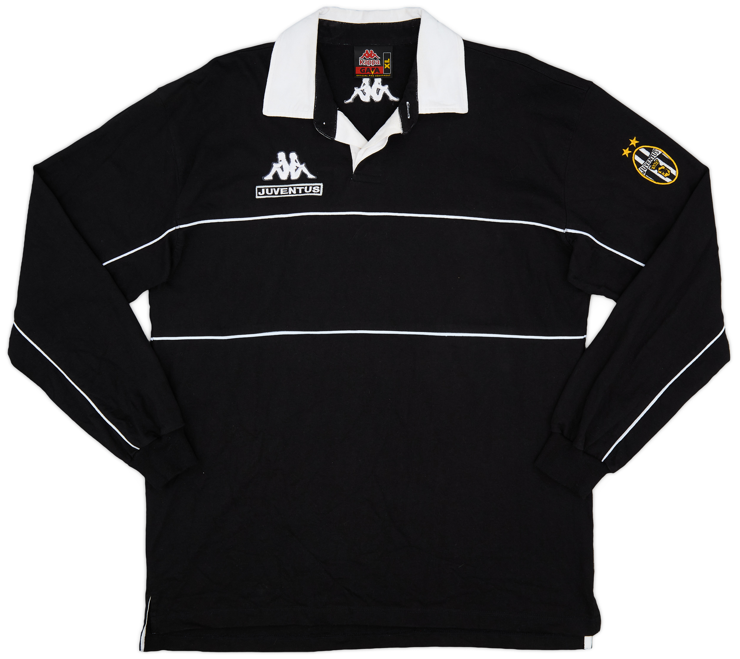 1998-99 Juventus Kappa Rugby Polo L/S Shirt - 8/10 - (XL)