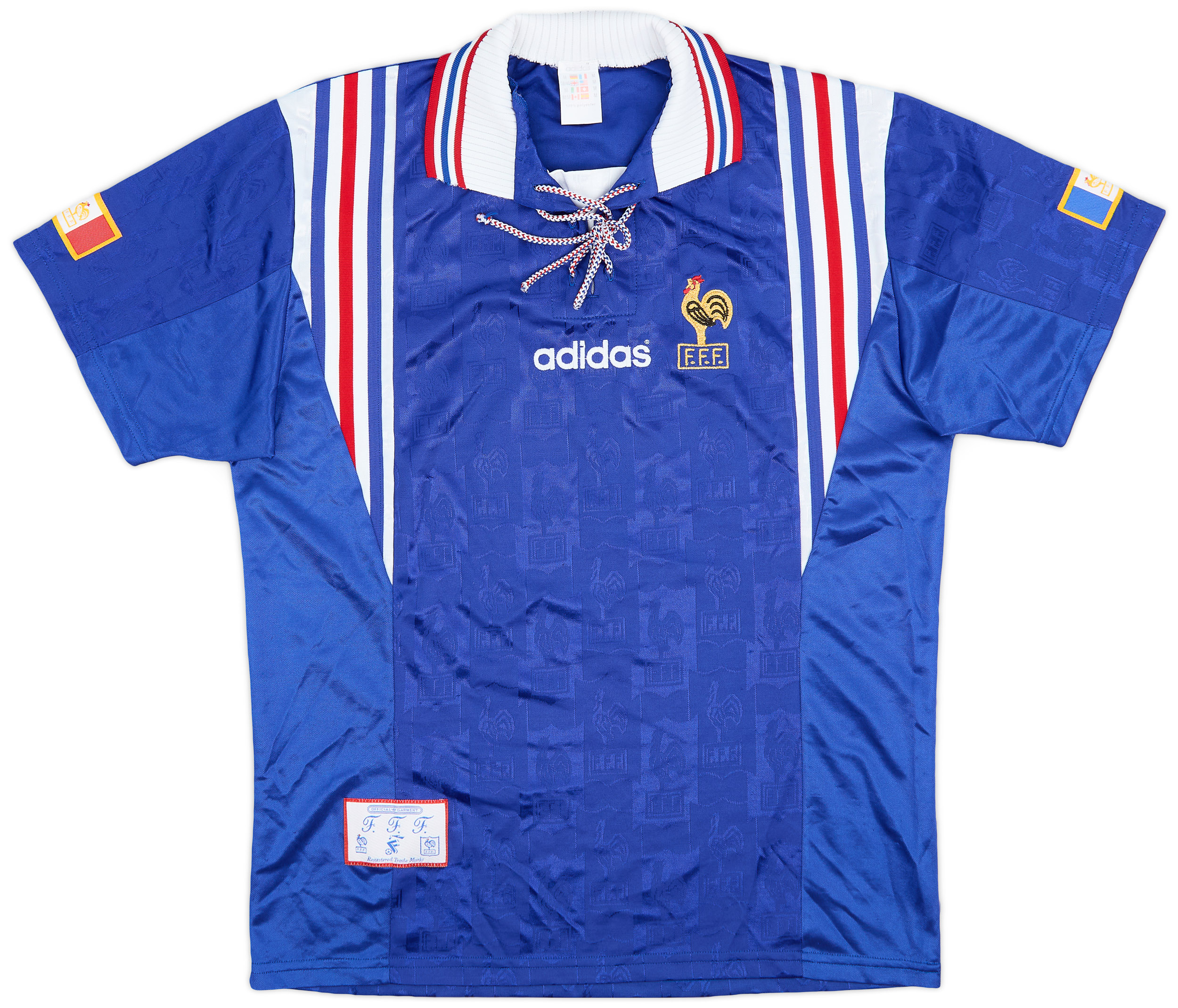 1996-98 France Home Shirt - 9/10 - (M)