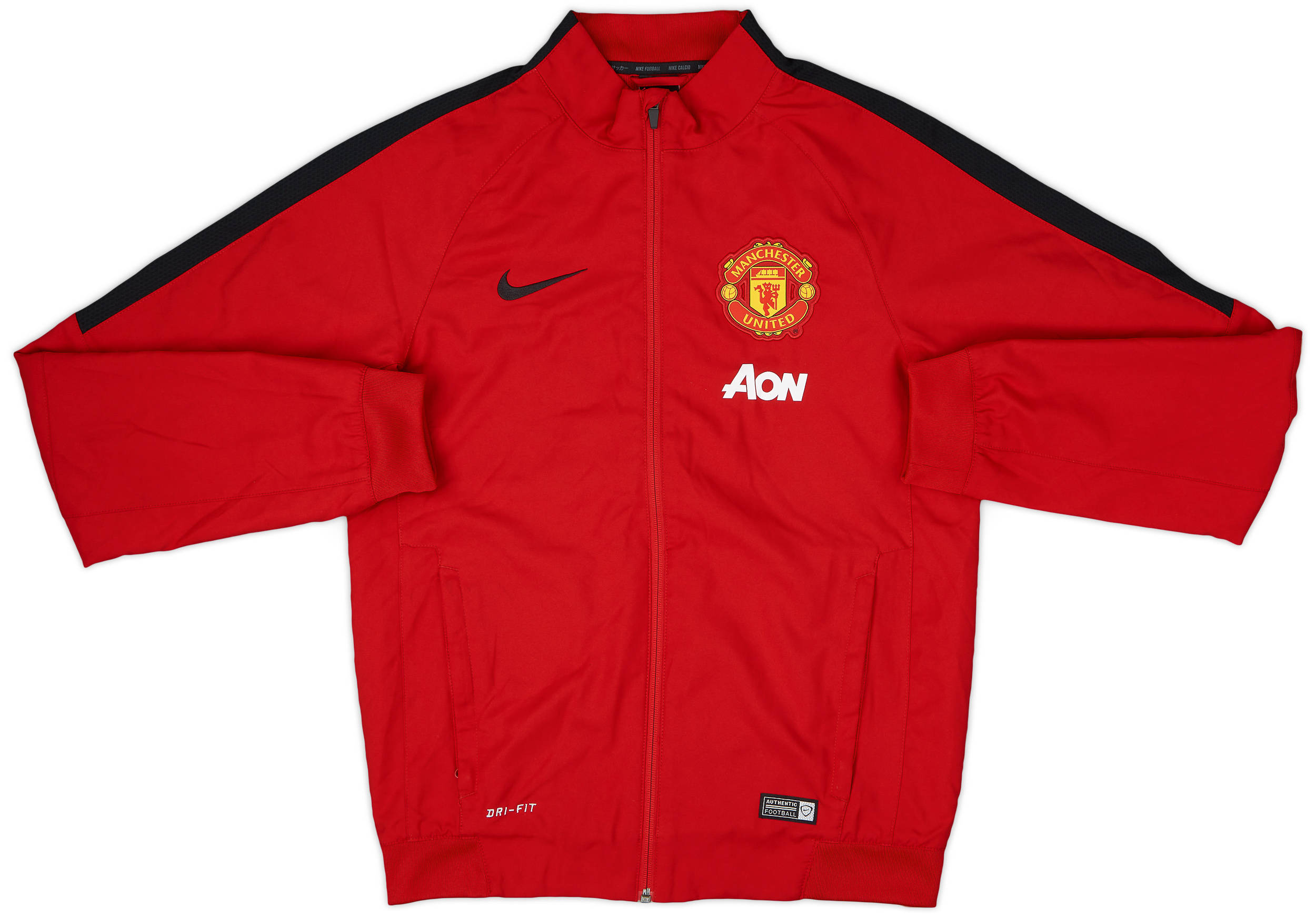 2014-15 Manchester United Nike Track Jacket - 9 10 - (s)