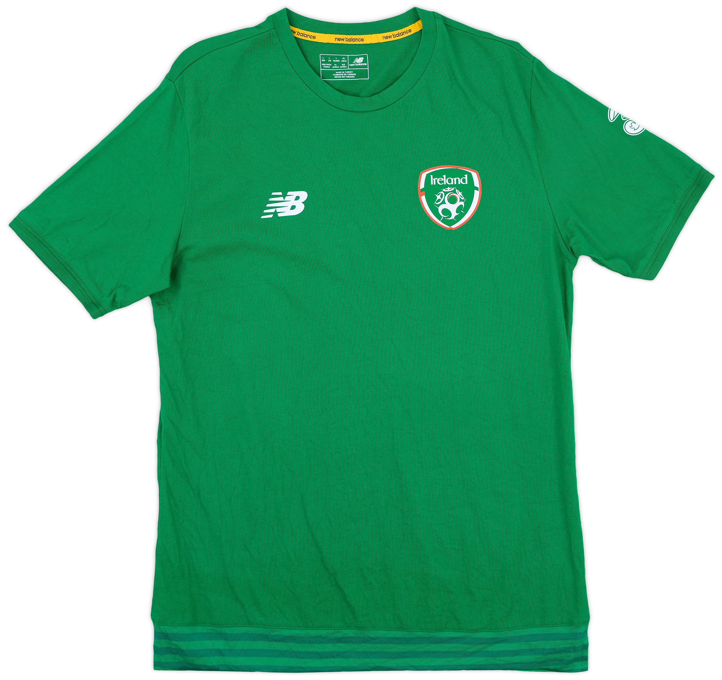 2018-19 Ireland New Balance Cotton Tee - 10/10 - (L)