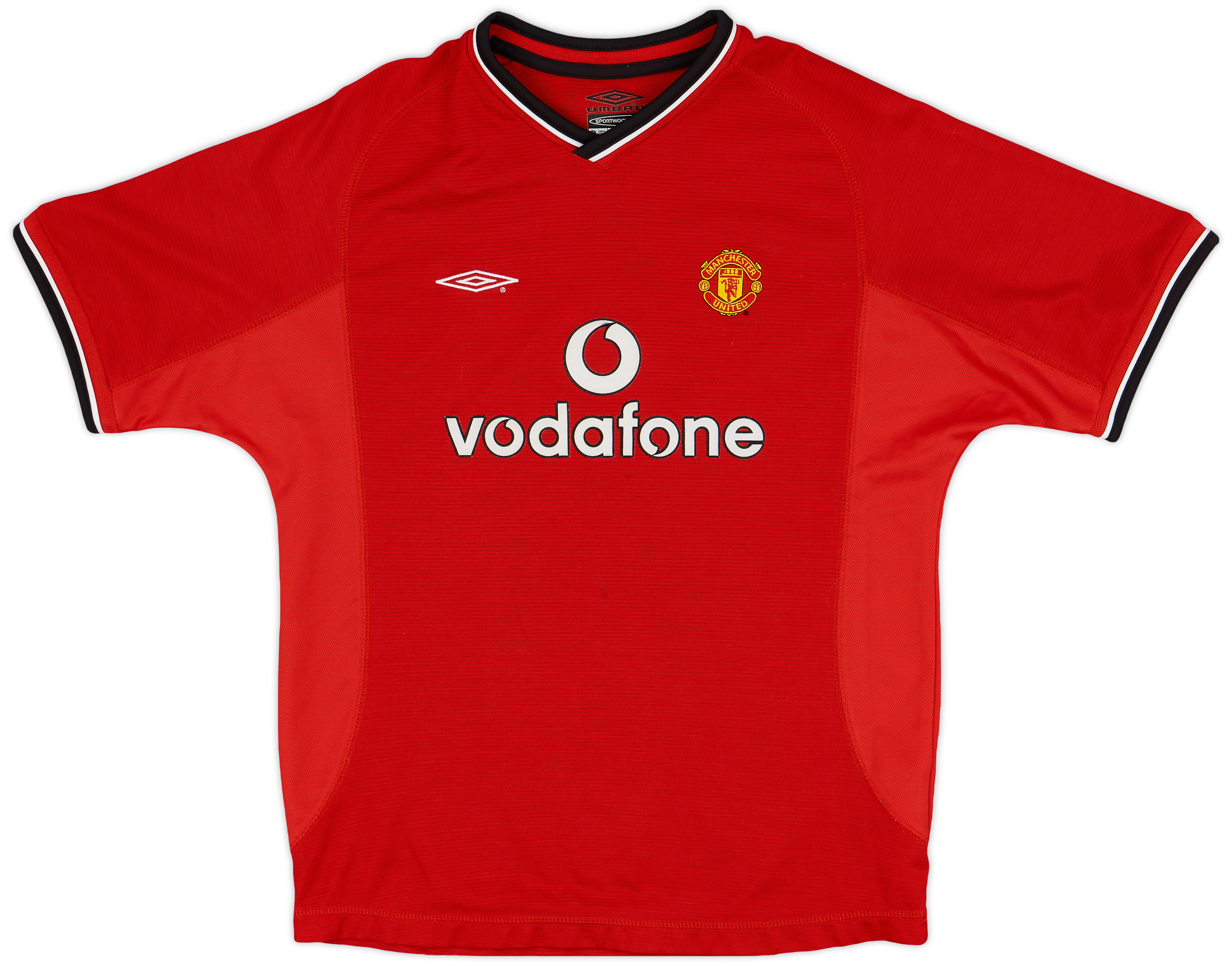 2000-02 Manchester United Home Shirt - 9/10 - (L.Boys)